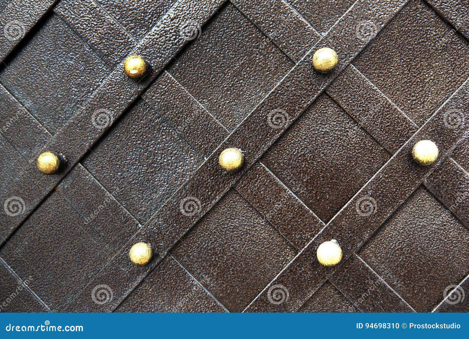 Vintage Metallic Pattern. Decorative Checkered Elements Stock Photo ...