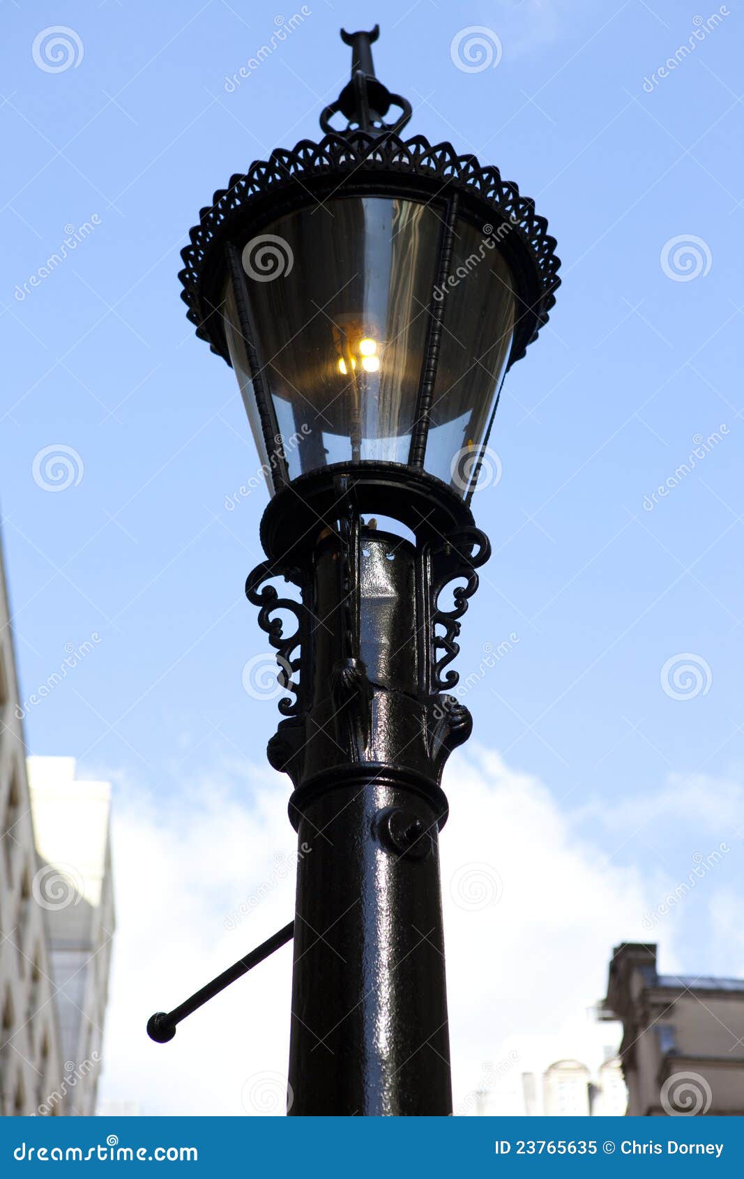 Vintage Methane Ventilating Lamp in London Stock Image - Image of ...