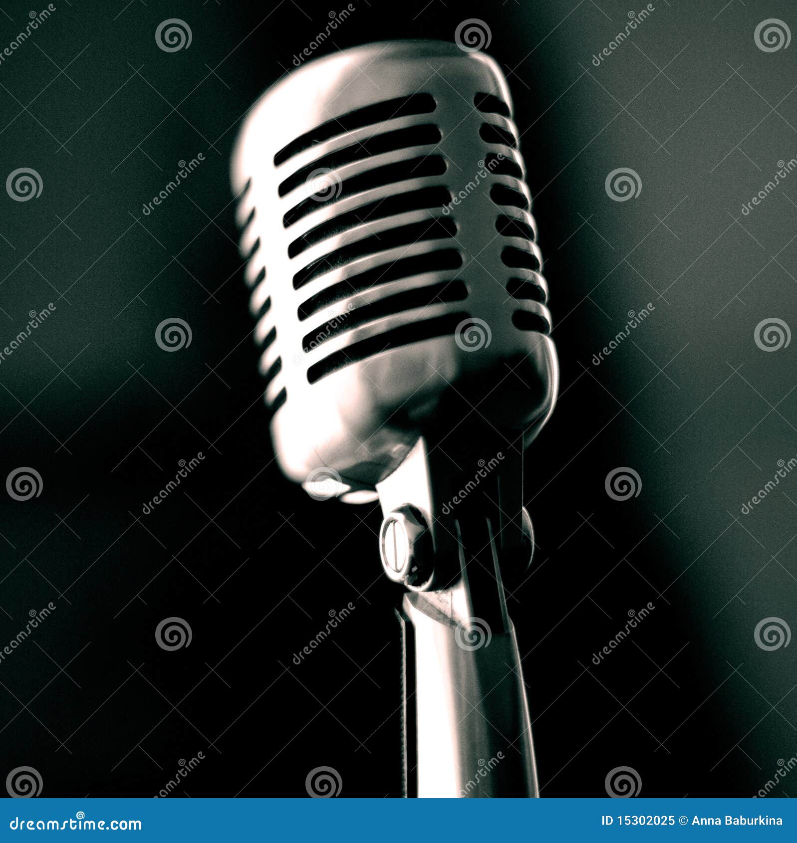 Vintage Microphone Editorial Image | CartoonDealer.com #5526634