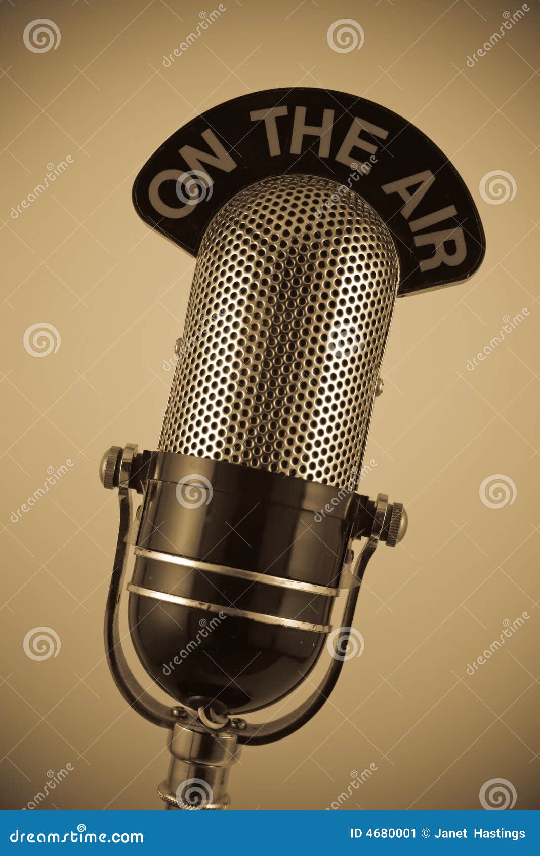 Vintage Microphone stock image. Image of vintage, aged - 4680001