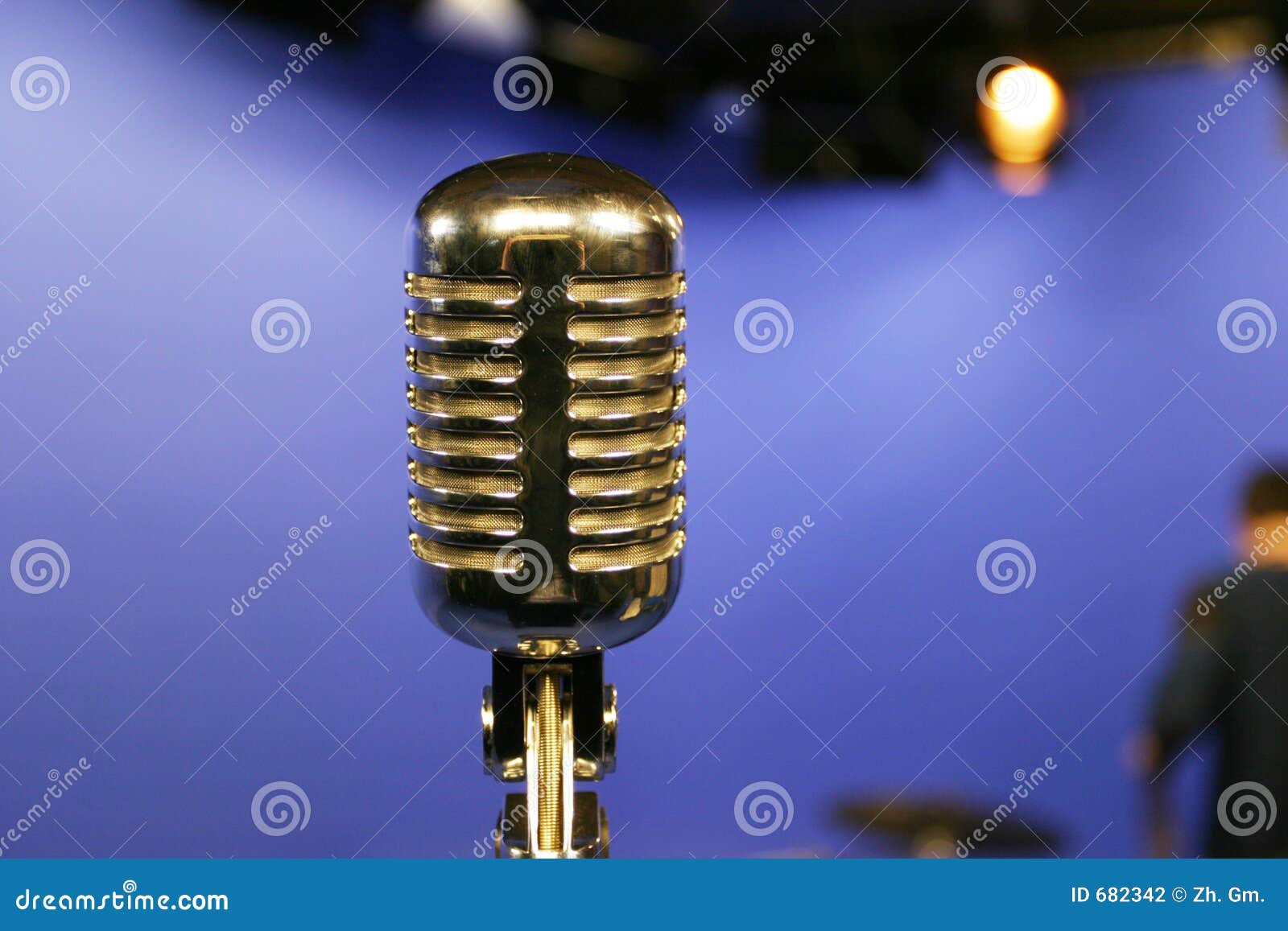 Vintage microphone stock photo. Image of close, performance - 682342