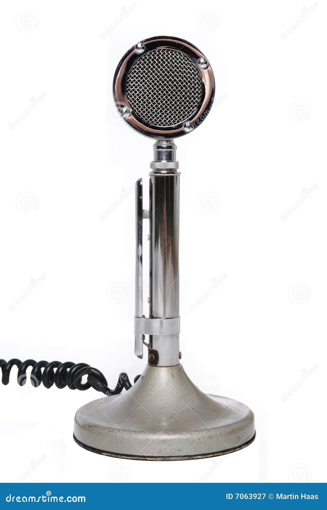 Vintage Microphone Stock Image | CartoonDealer.com #7063927