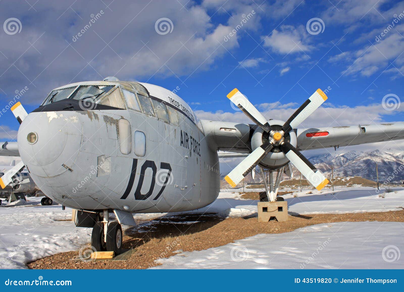 Vintage military airplane stock photo. Image of wheel - 43519820