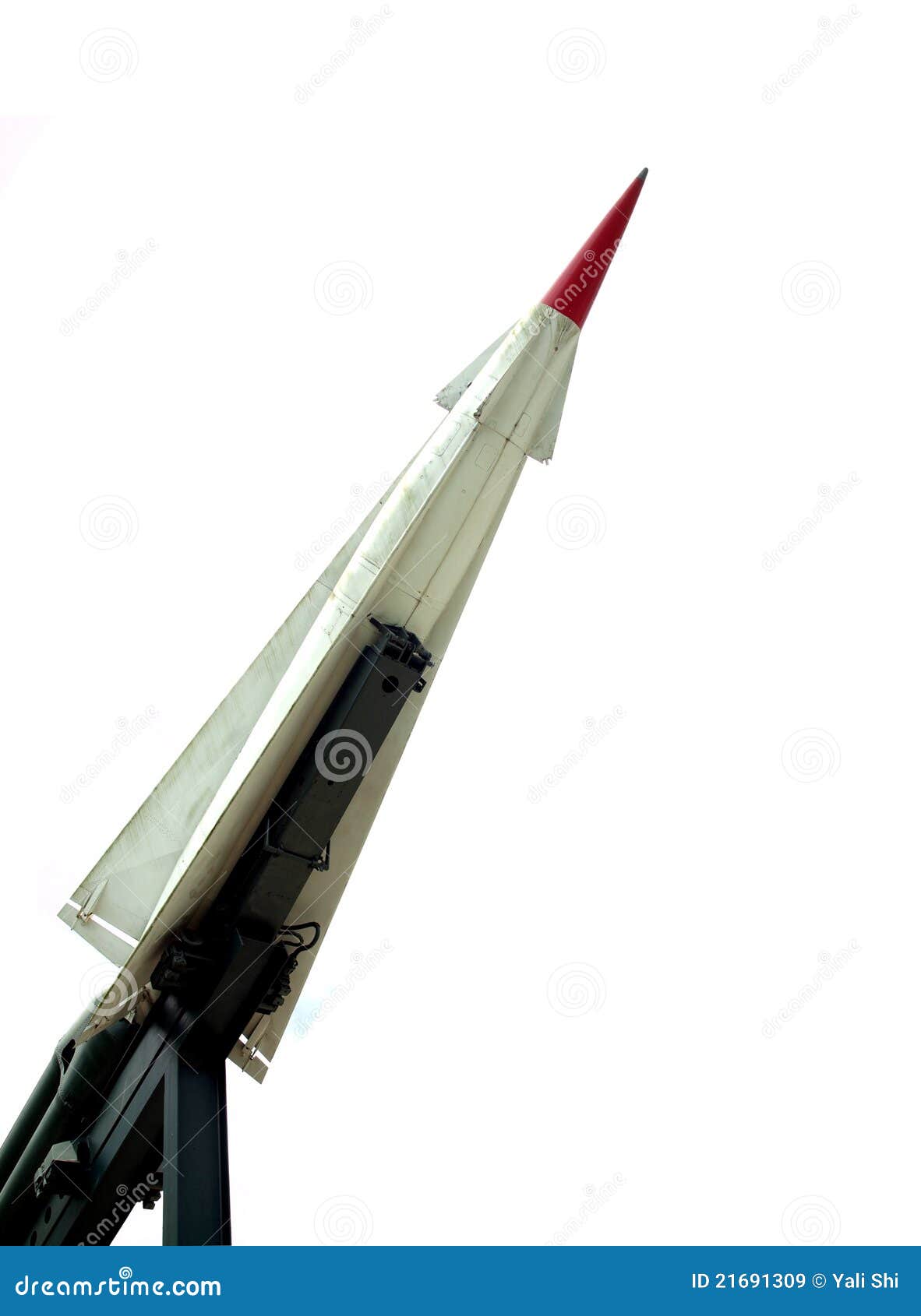 Vintage Military Rocket stock image. Image of stabilizers - 21691309