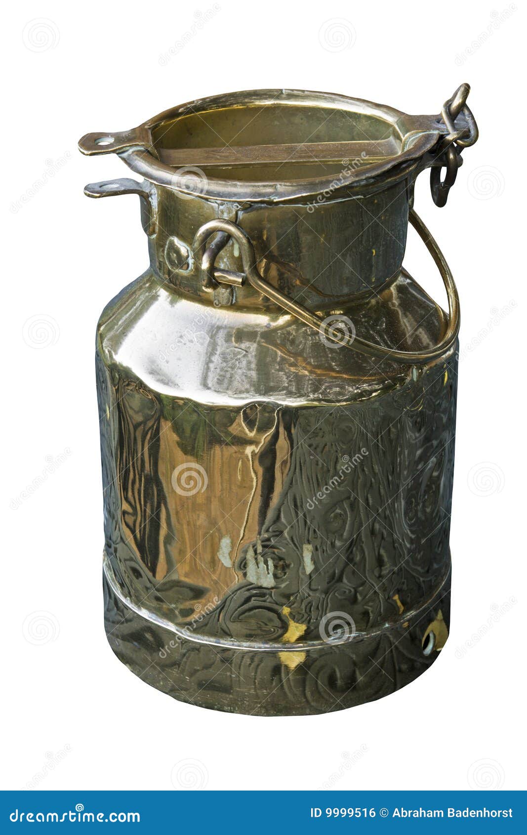 Vintage milk pail stock photo. Image of collector, isolated - 9999516