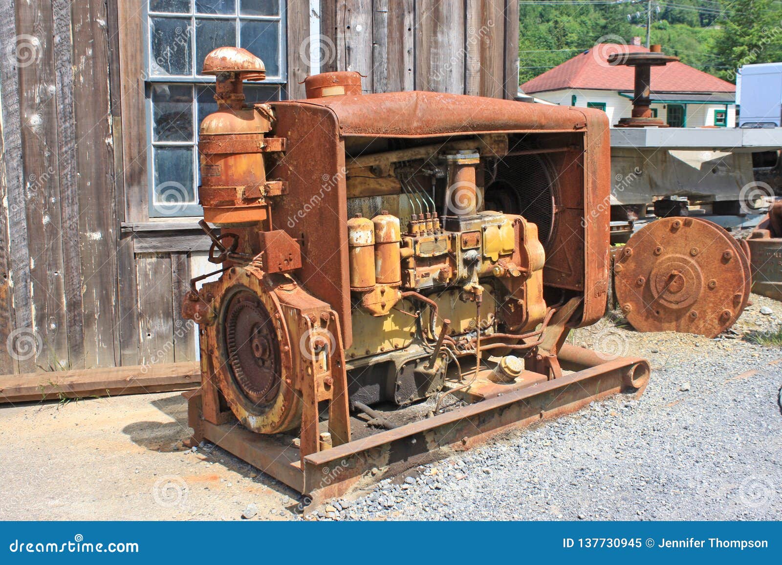 Vintage mining machinery stock image. Image of museum - 137730945