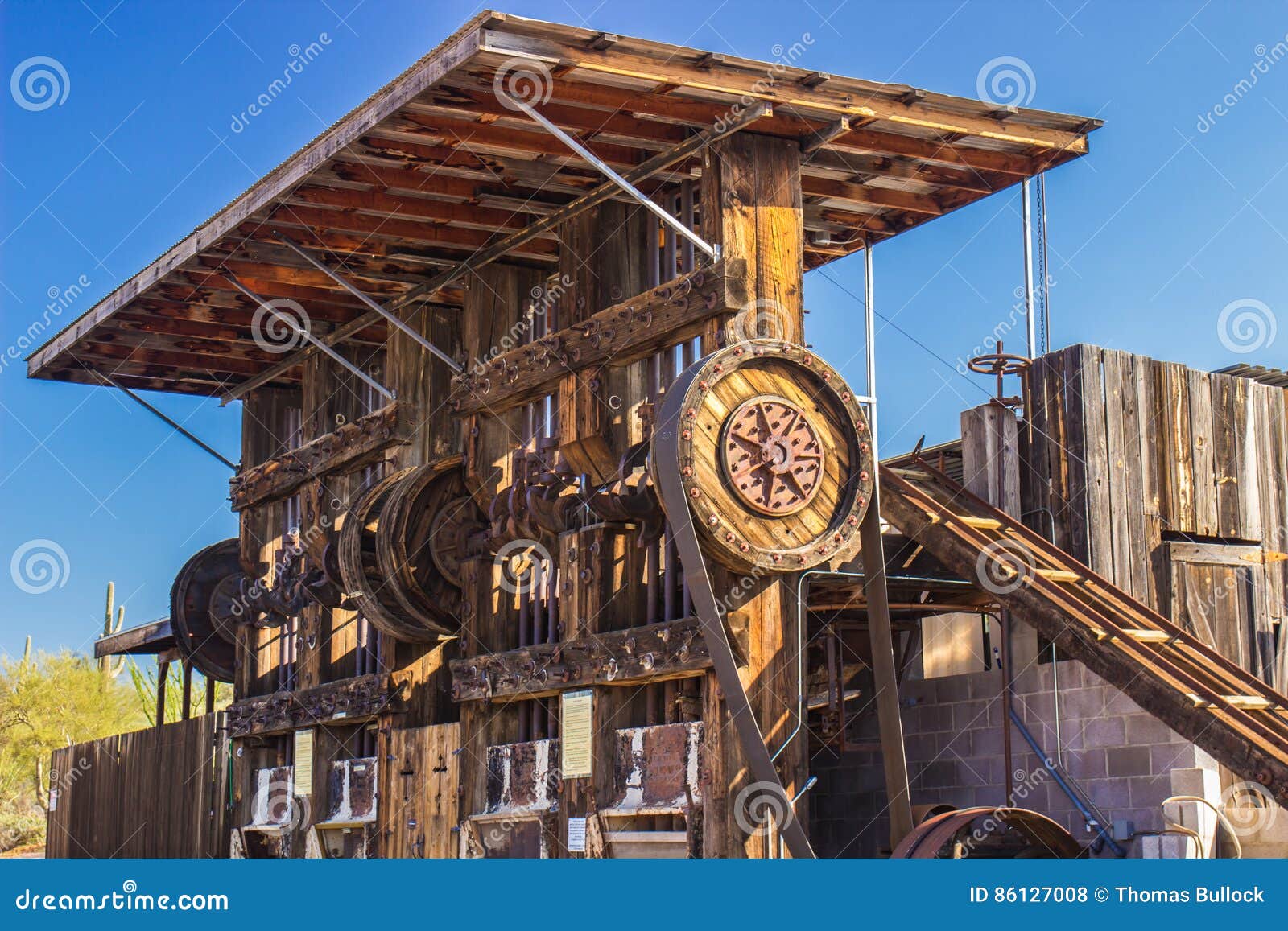 Vintage Mining Rock Crushing Equipment Stock Photo - Image of vintage ...