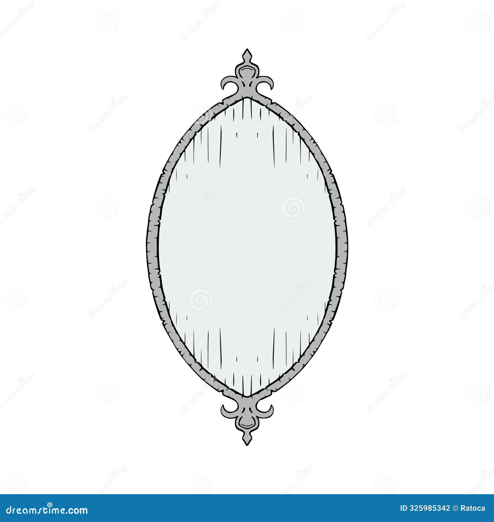 Vintage mirror design stock vector. Illustration of medieval - 325985342