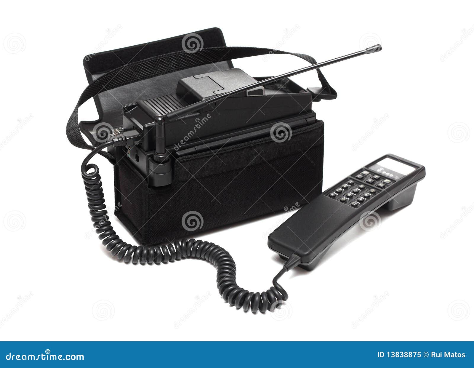 Vintage mobile phone stock image. Image of analog, heavy - 13838875