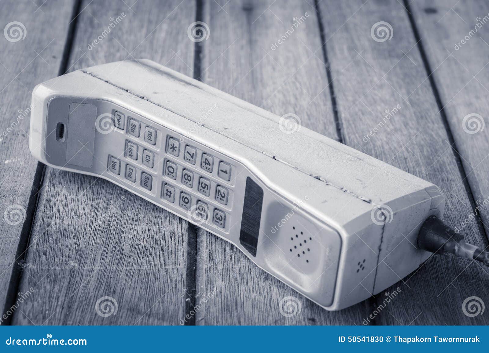 Vintage mobile phone stock photo. Image of gray, desk - 50541830