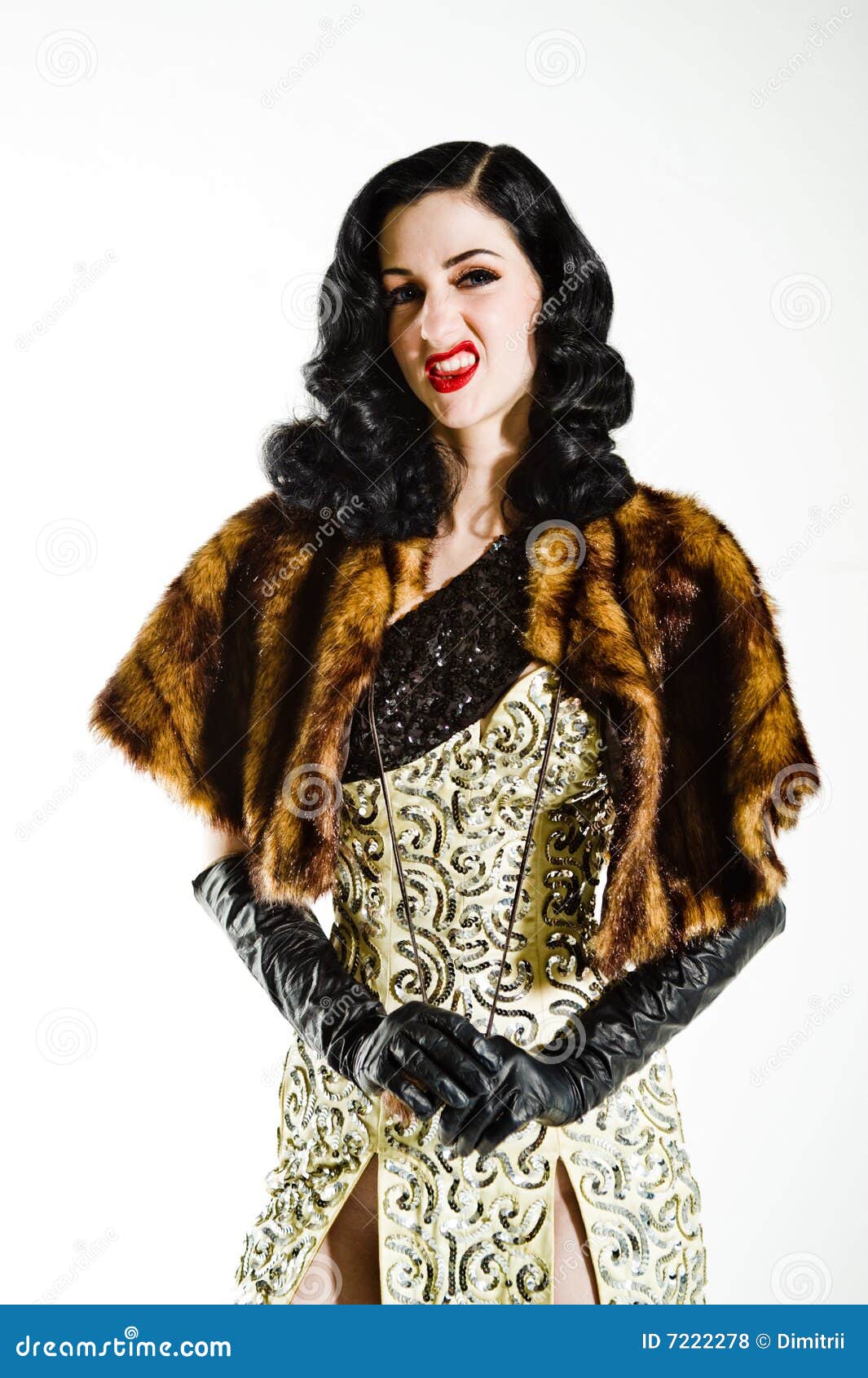 Vintage Model stock photo. Image of eyes, hair, woman - 7222278