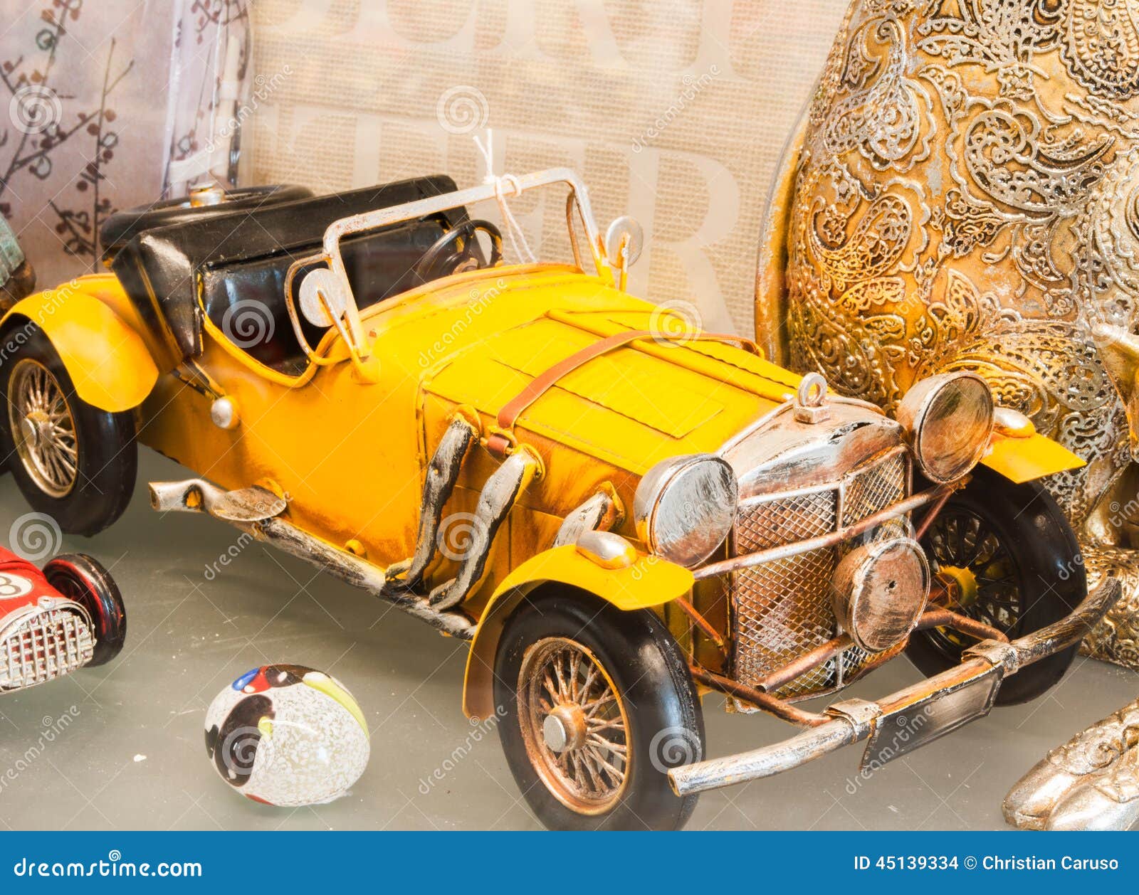 Vintage model car stock photo. Image of adults, recover - 45139334