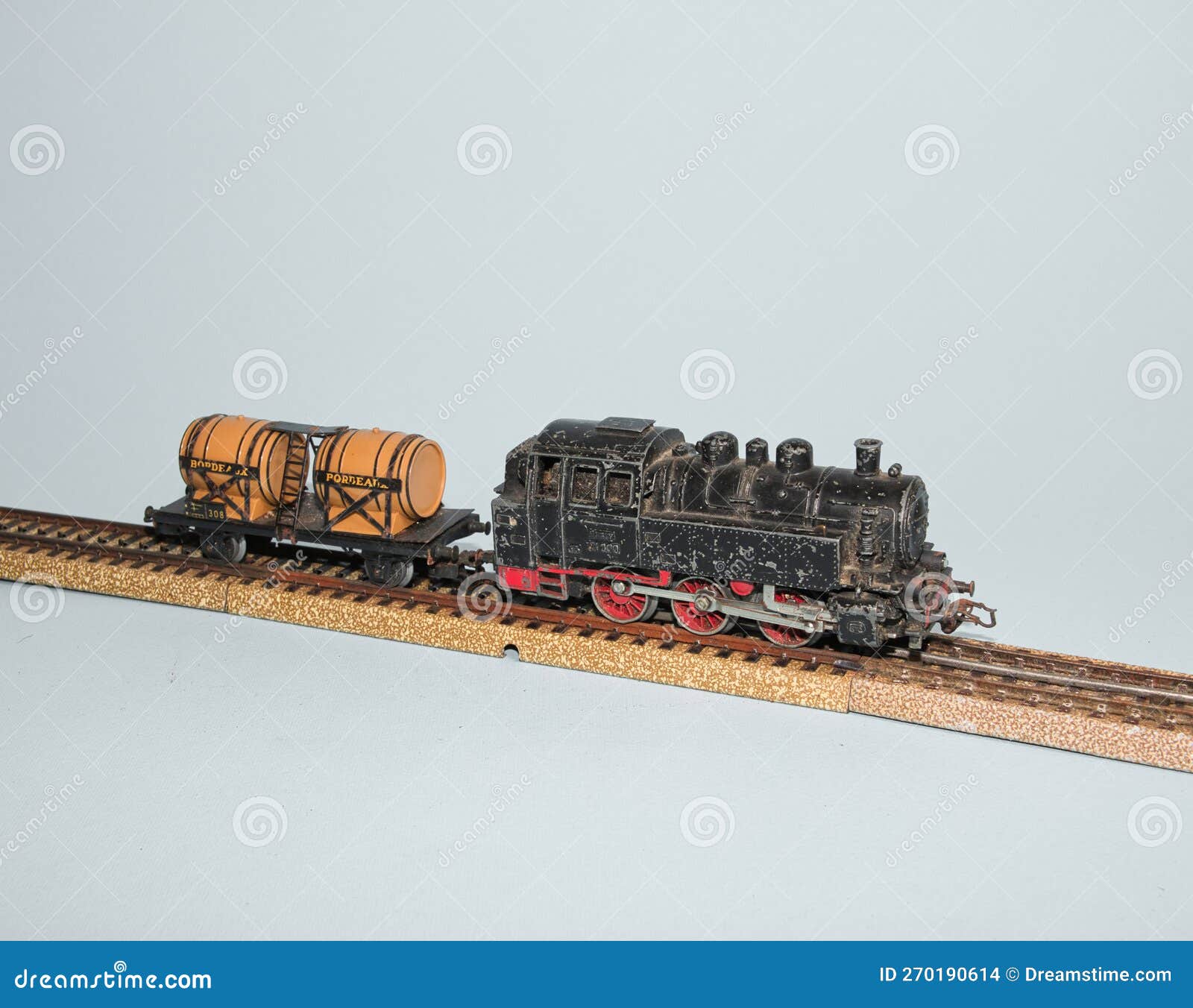 Vintage model steam train stock photo. Image of locomotive - 270190614