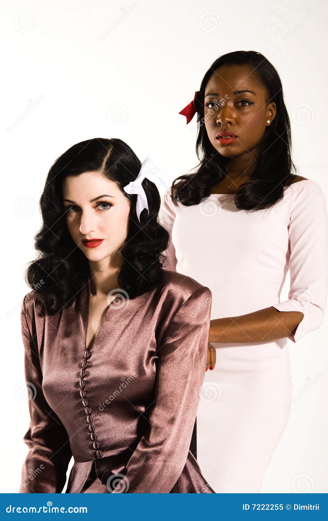 Vintage Models Stock Image Image Of American Brunette 7222255