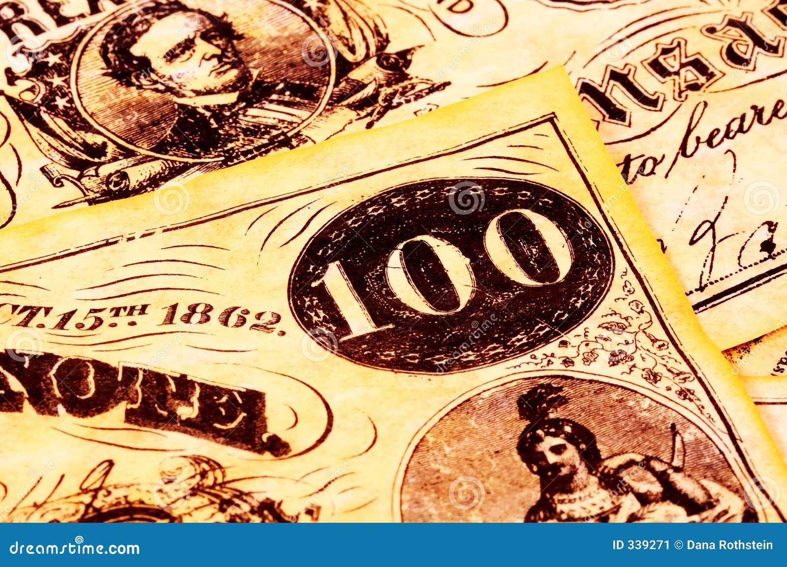 Vintage Money stock image. Image of confederate, finance - 339271