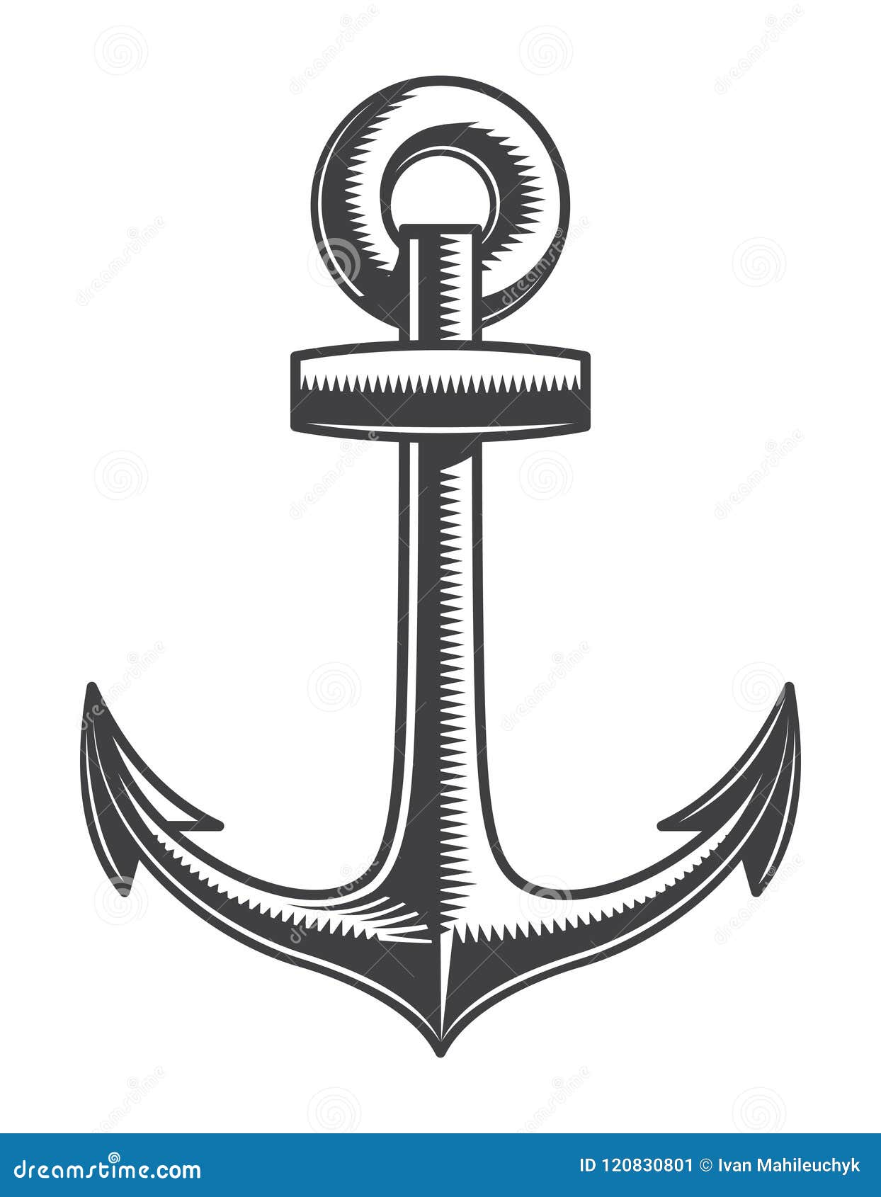 Anchor Template EPS Vector Illustration | CartoonDealer.com #15636186