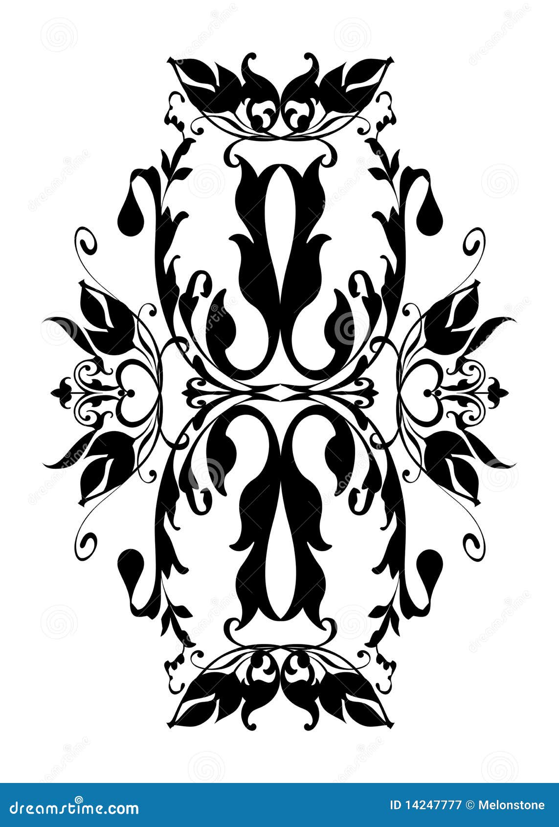 Vintage motif stock illustration. Illustration of abstract - 14247777