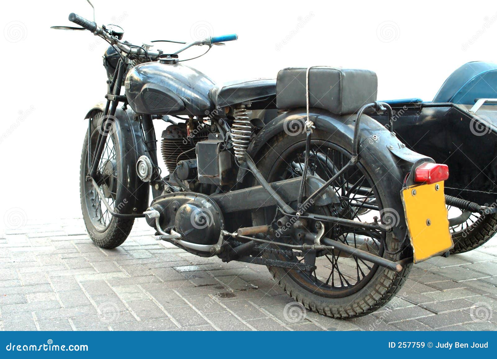 Vintage motorcycle stock image. Image of bike, vintage - 257759