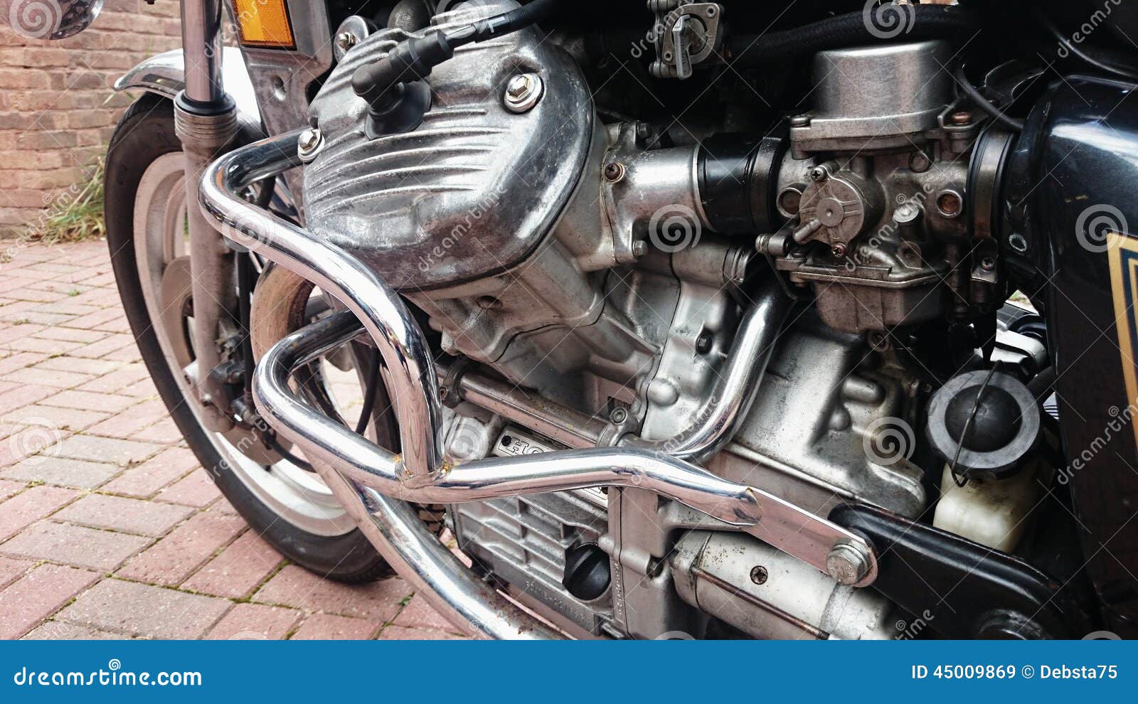 Vintage Motorcycle engine stock image. Image of vintage - 45009869