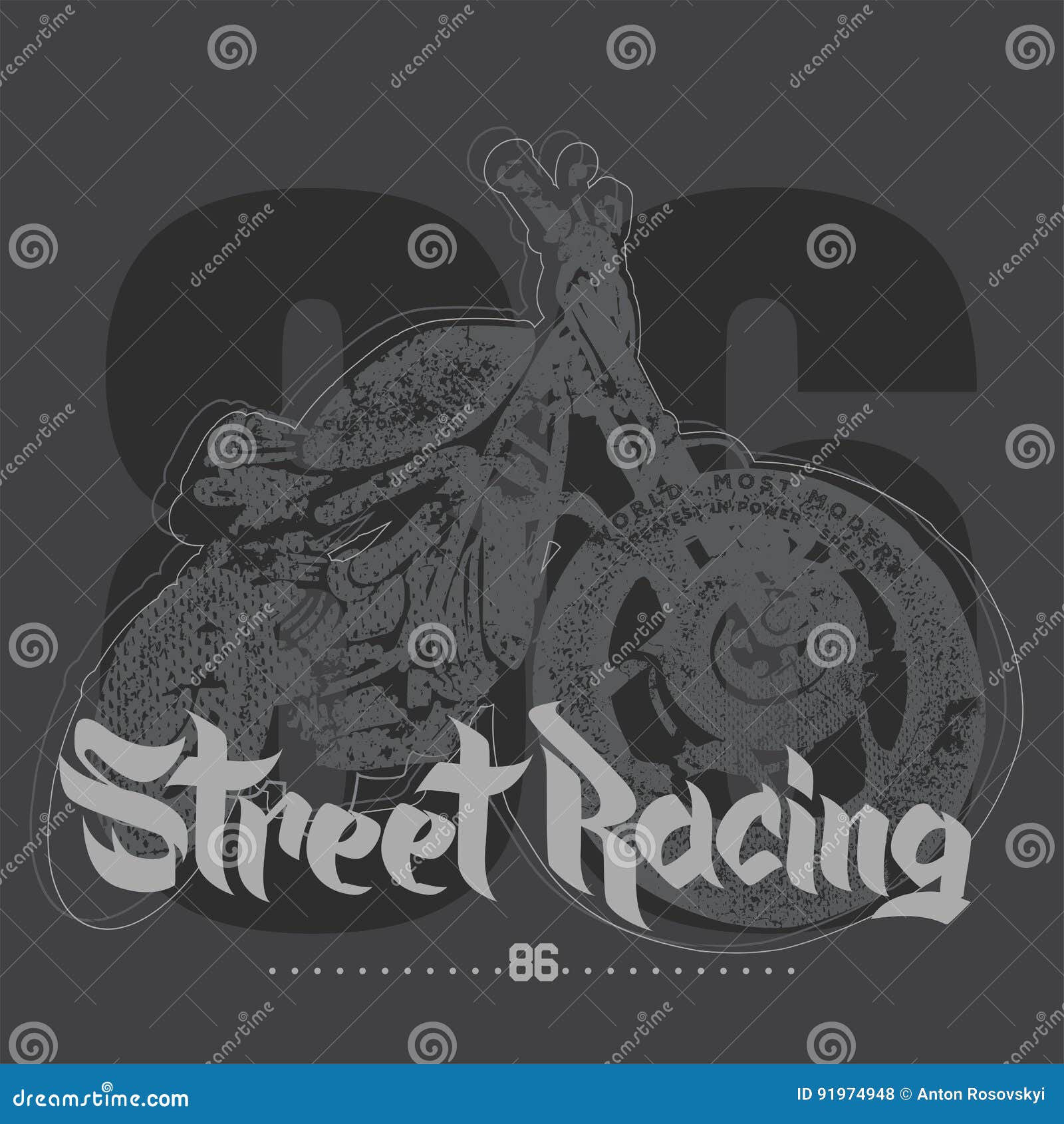 Street Racing Flowchart Infographics Vector Illustration ...