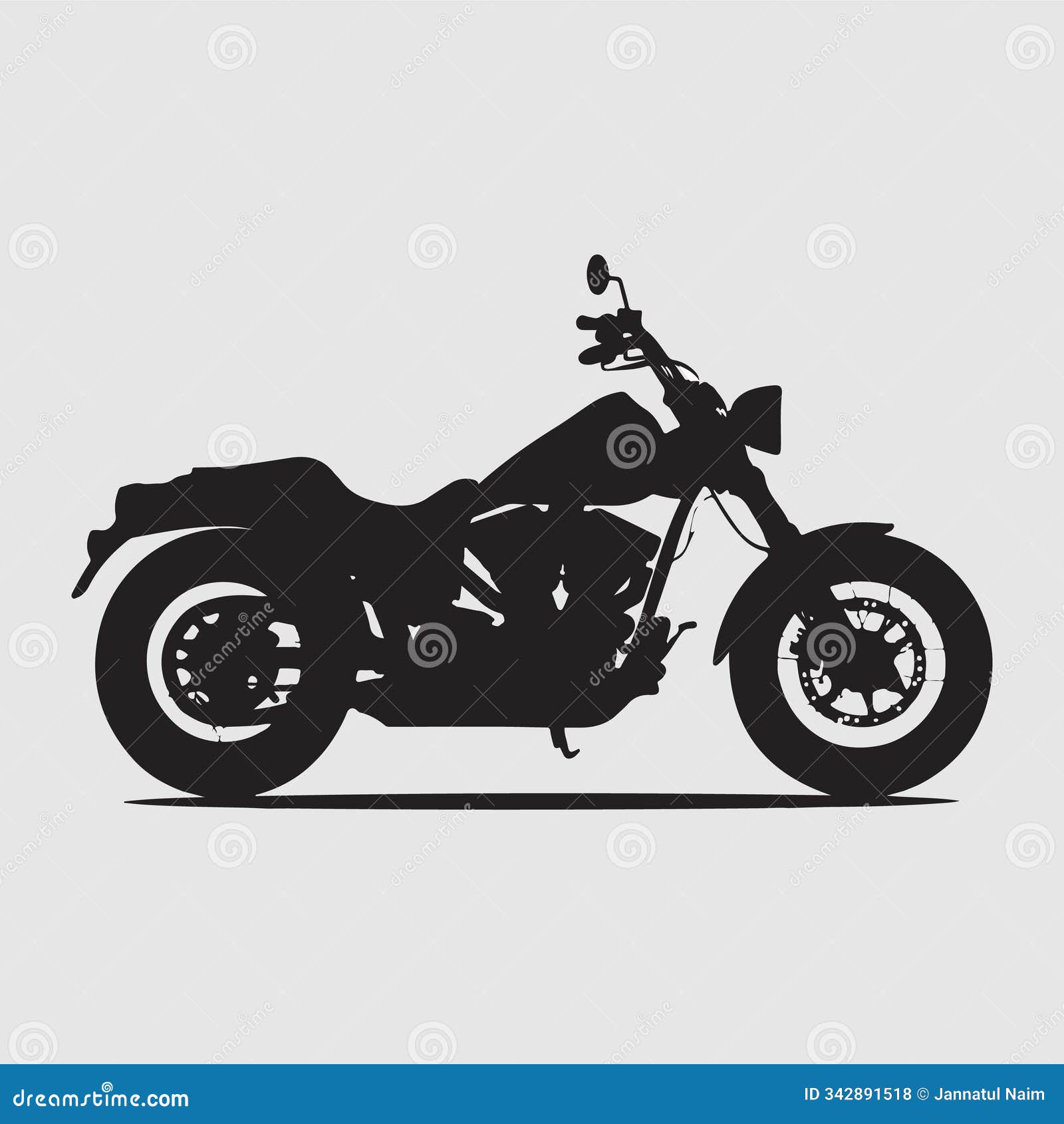 Motorcycle vector art stock vector. Illustration of wheel - 342891518