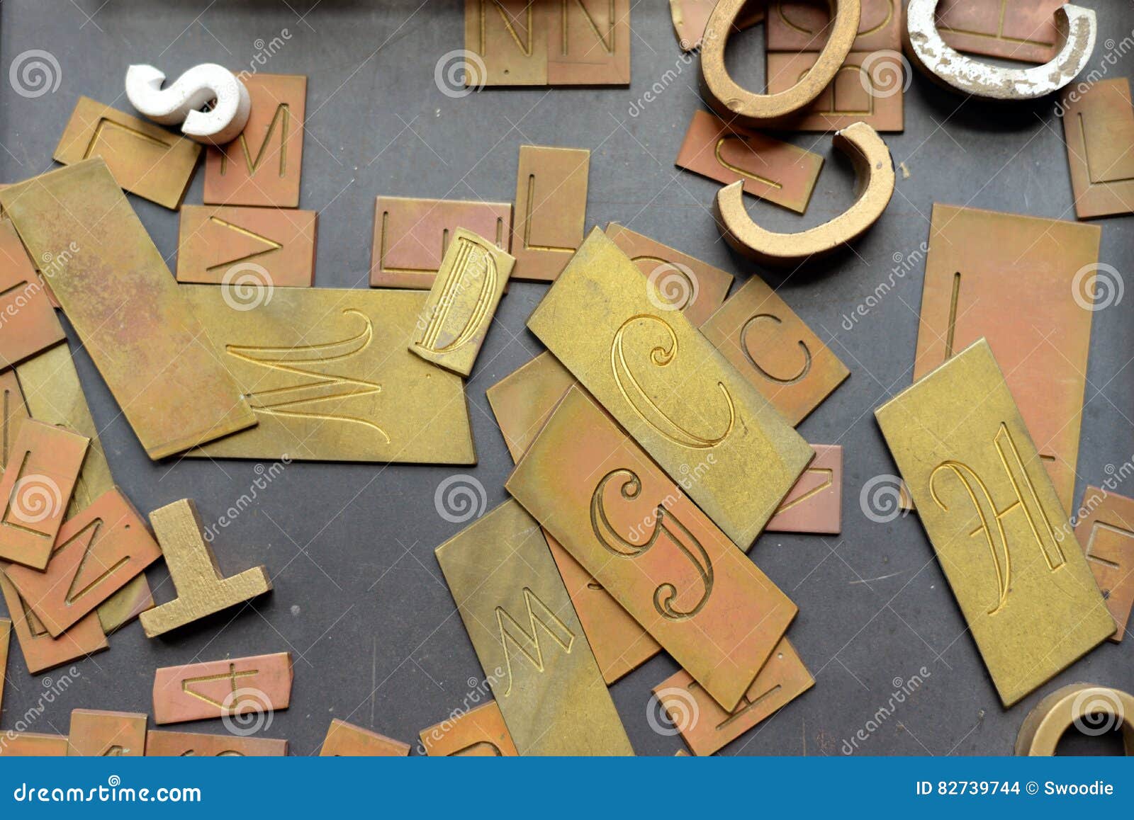 Movable Type Alphabet Set Stock Image | CartoonDealer.com #335143267