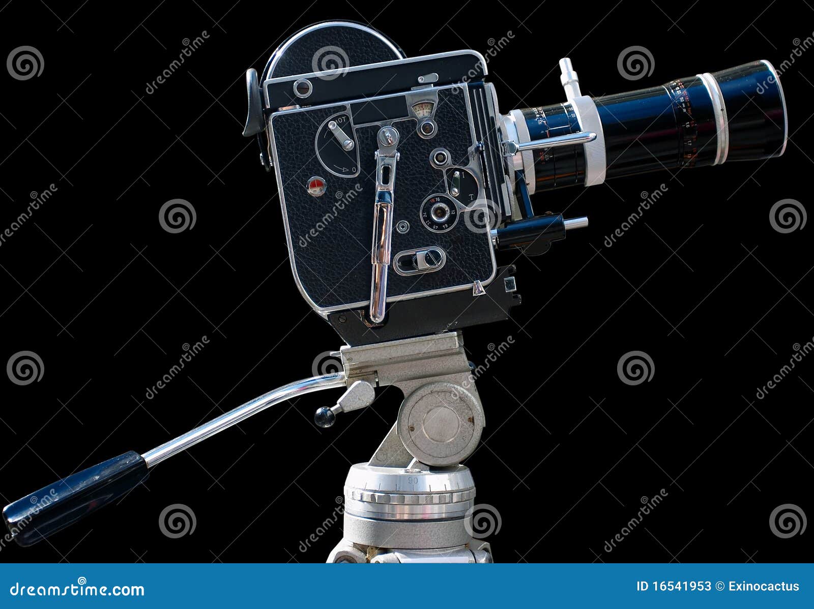 Vintage movie camera stock image. Image of recording - 16541953