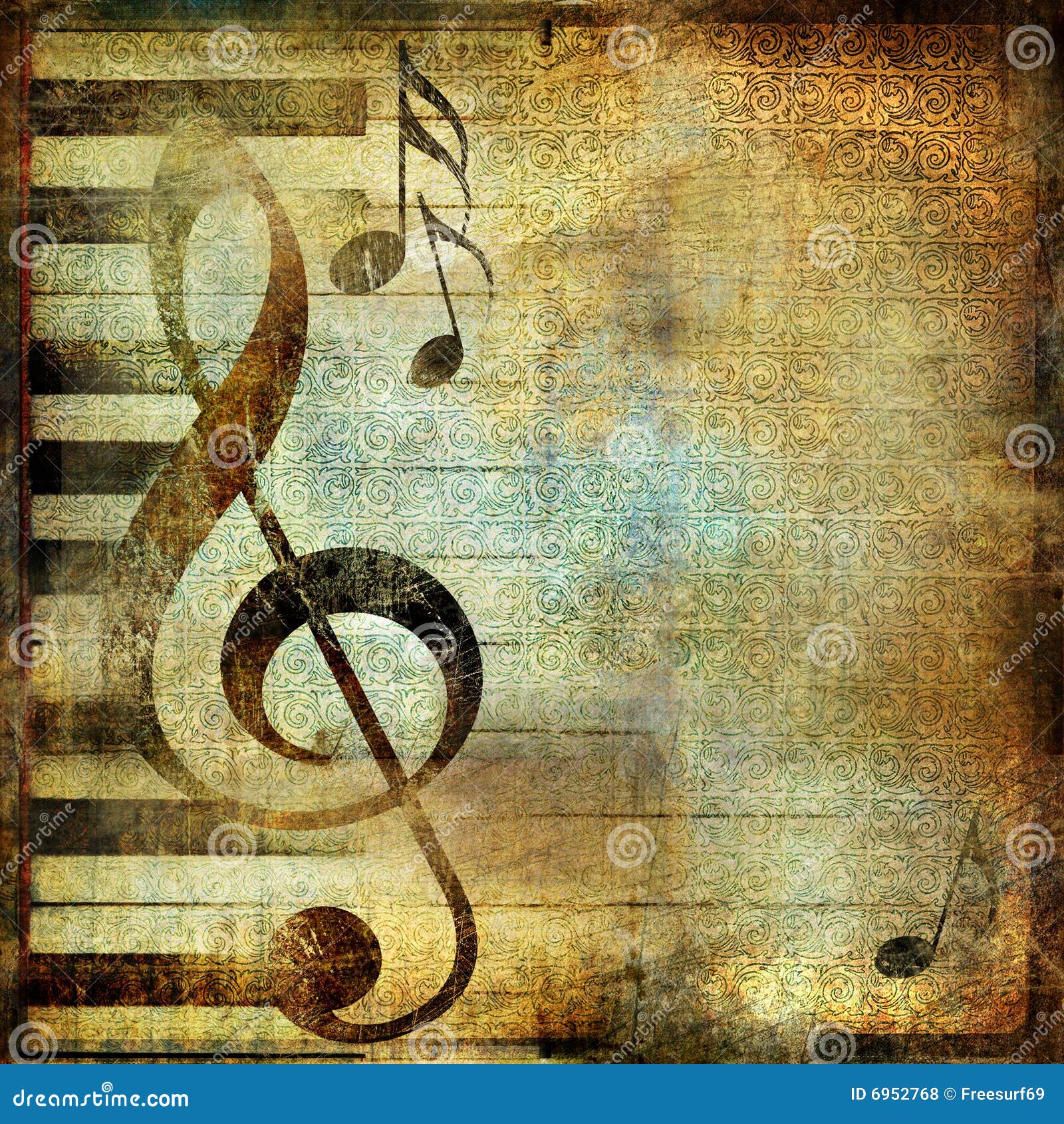 Vintage Music Royalty Free Stock Photos - Image: 6952768