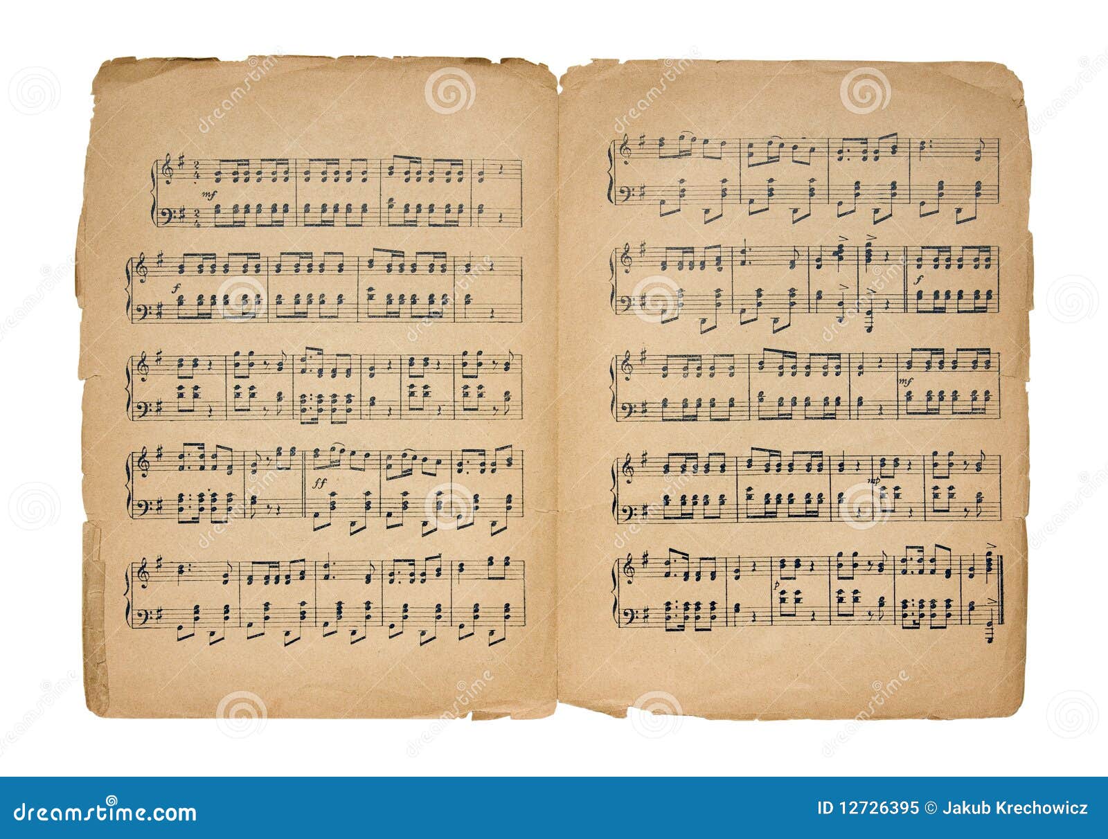 Vintage Piano Sheet Music