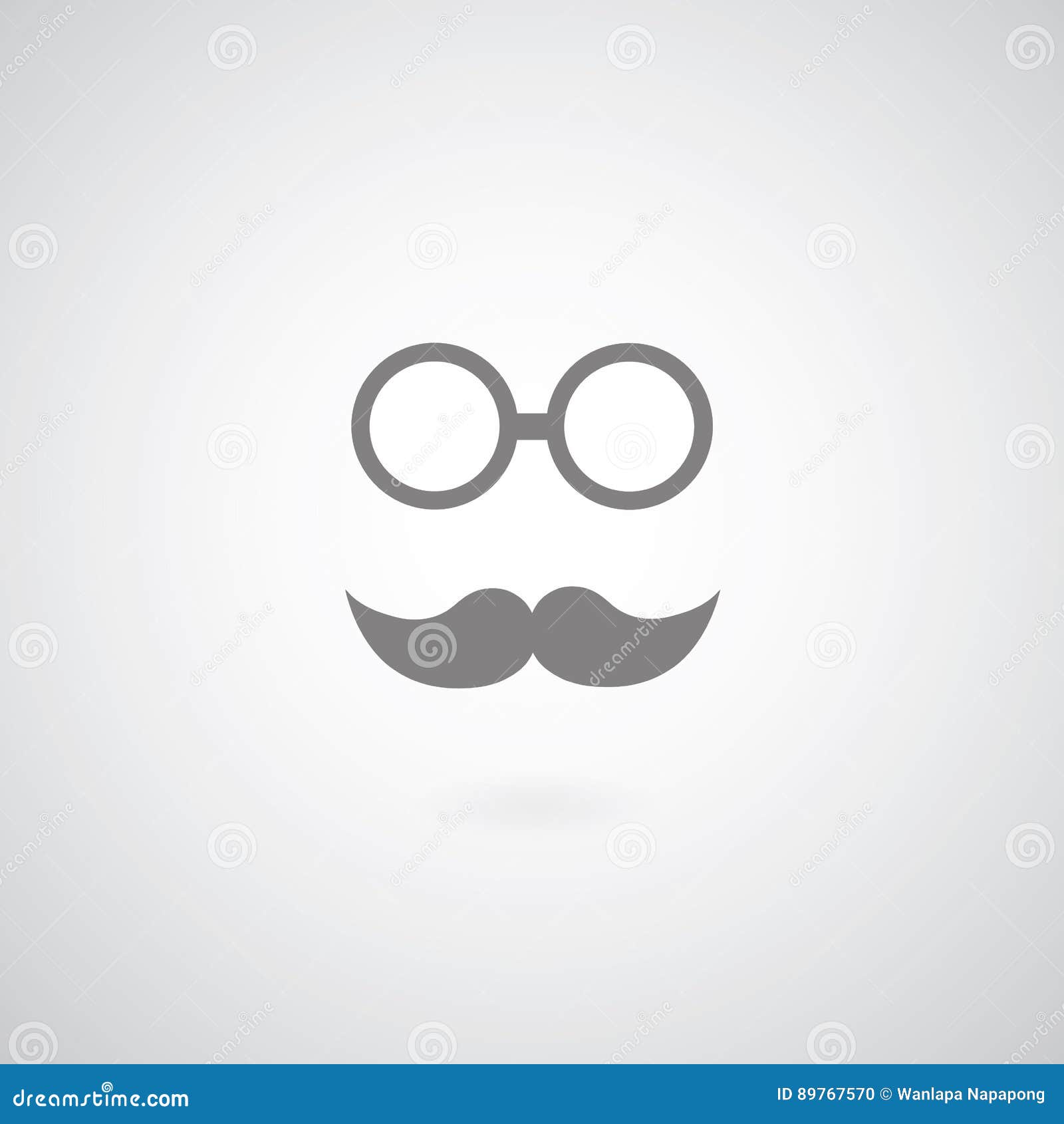 Vintage Mustache Man With Officer Uniform Hat For World War Army ...