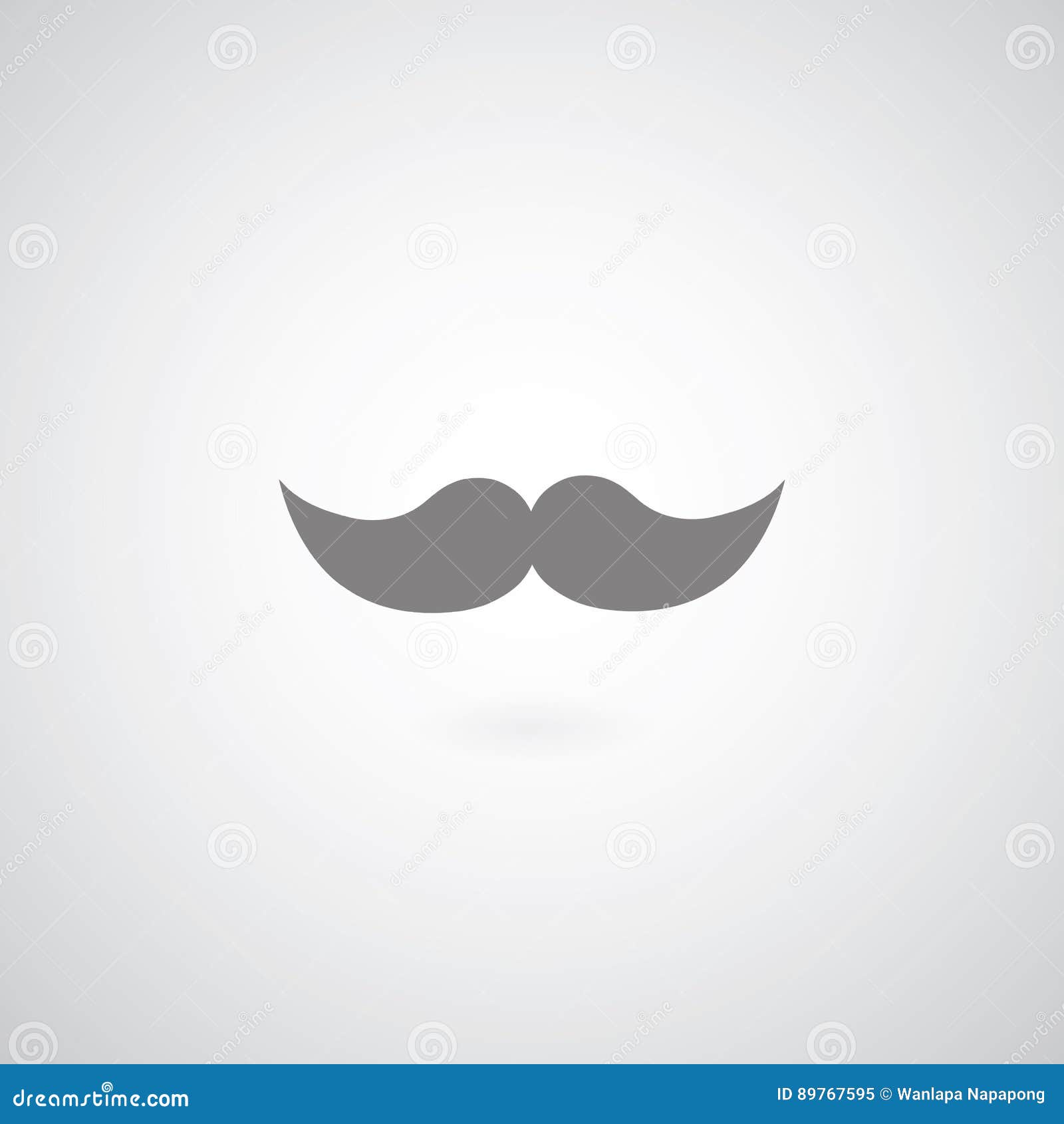 Vintage Mustache Man With Officer Uniform Hat For World War Army ...