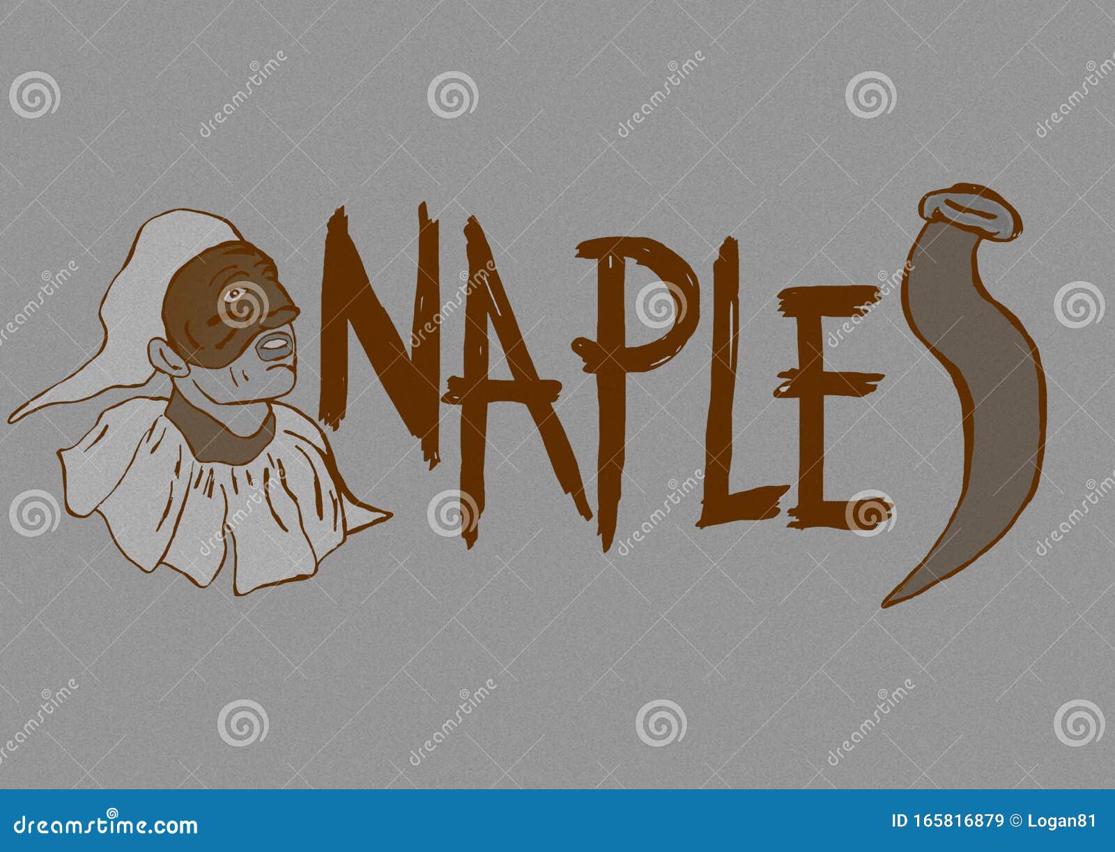 Pulcinella Classic Naples Mask Royalty-Free Stock Photography ...