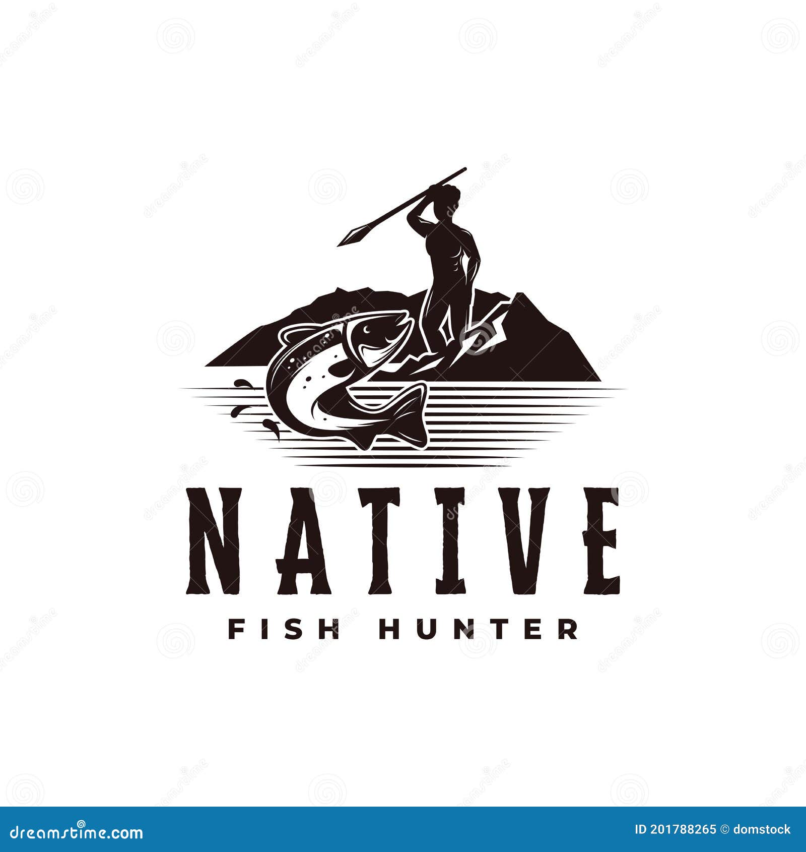 Hunter Logo Design With Using Arrow Head Icon Template Vector ...