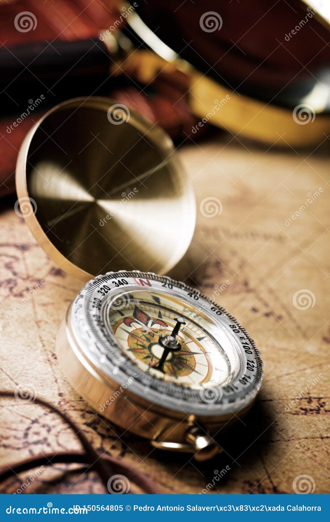Vintage navigation concept stock image. Image of destination - 150564805