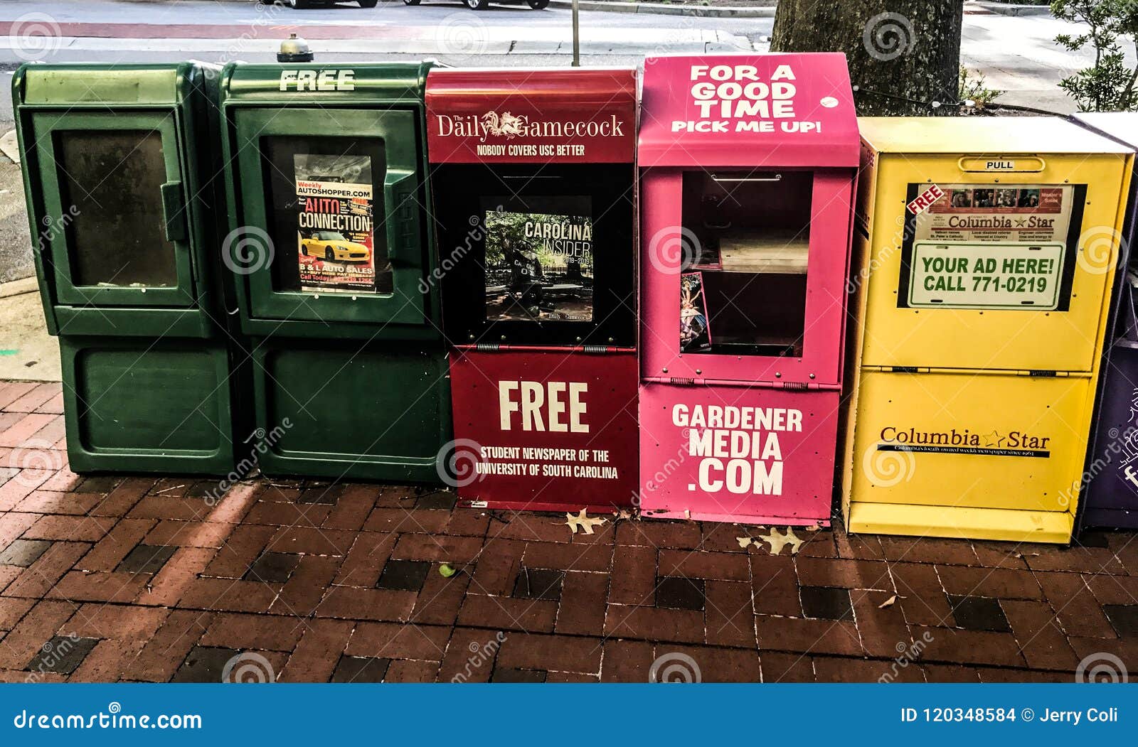 Newspaper Boxes Editorial Photo | CartoonDealer.com #32499039