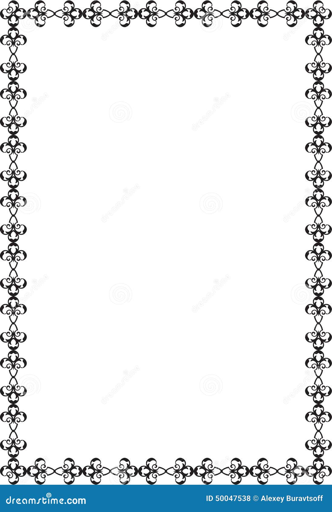 Vintage nice page frame stock vector. Illustration of ornate - 50047538