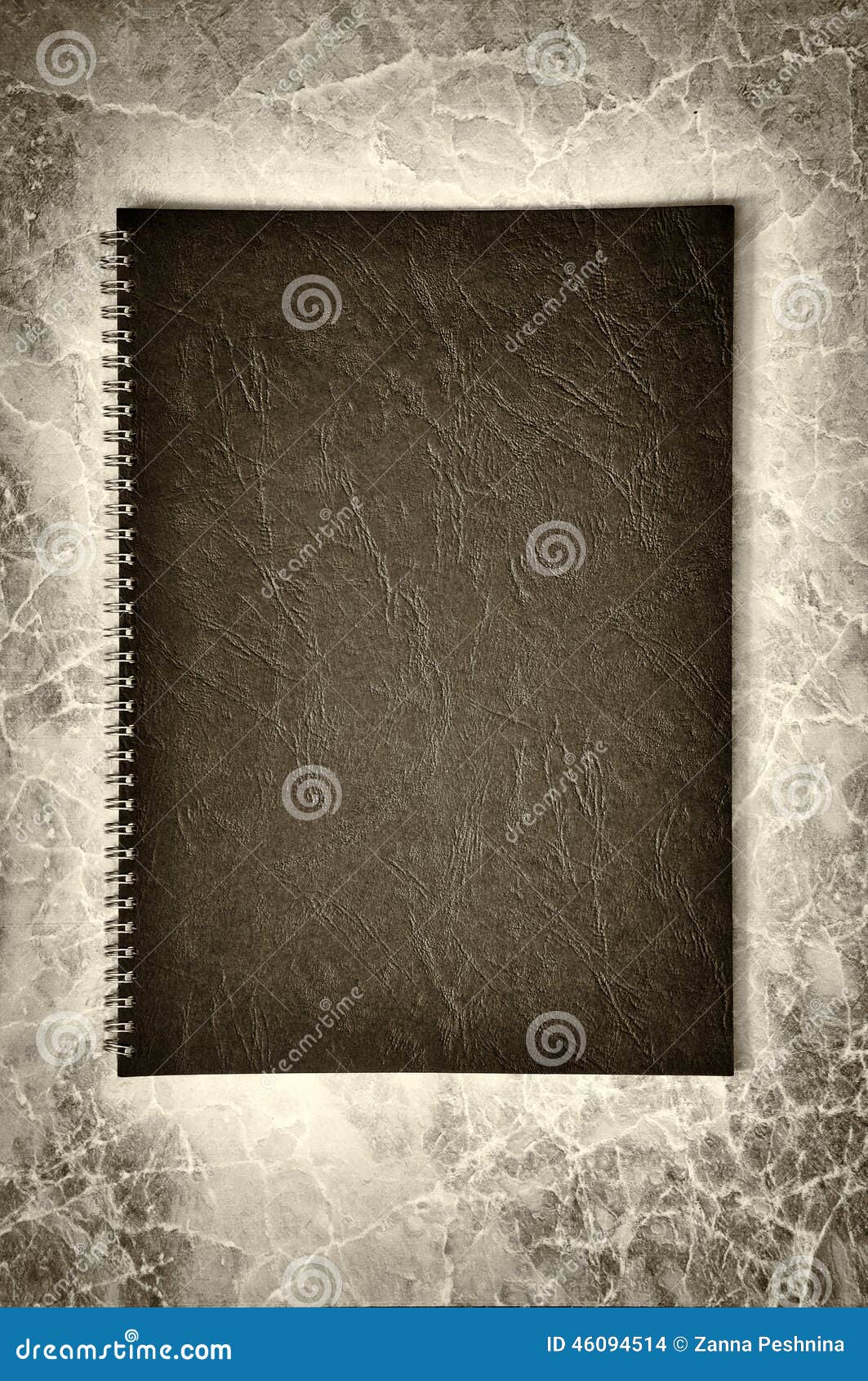 Vintage notebook cover stock photo. Image of note, decor - 46094514