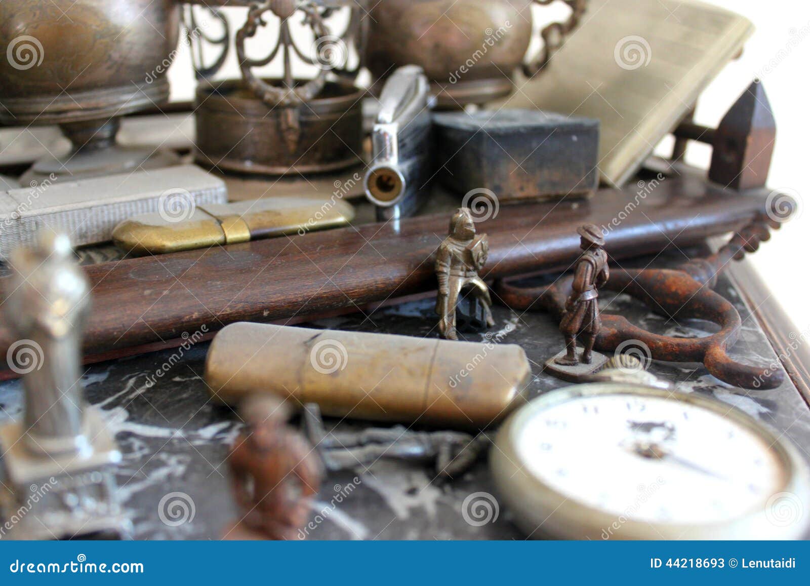 Vintage objects collection stock image. Image of antiques - 44218693