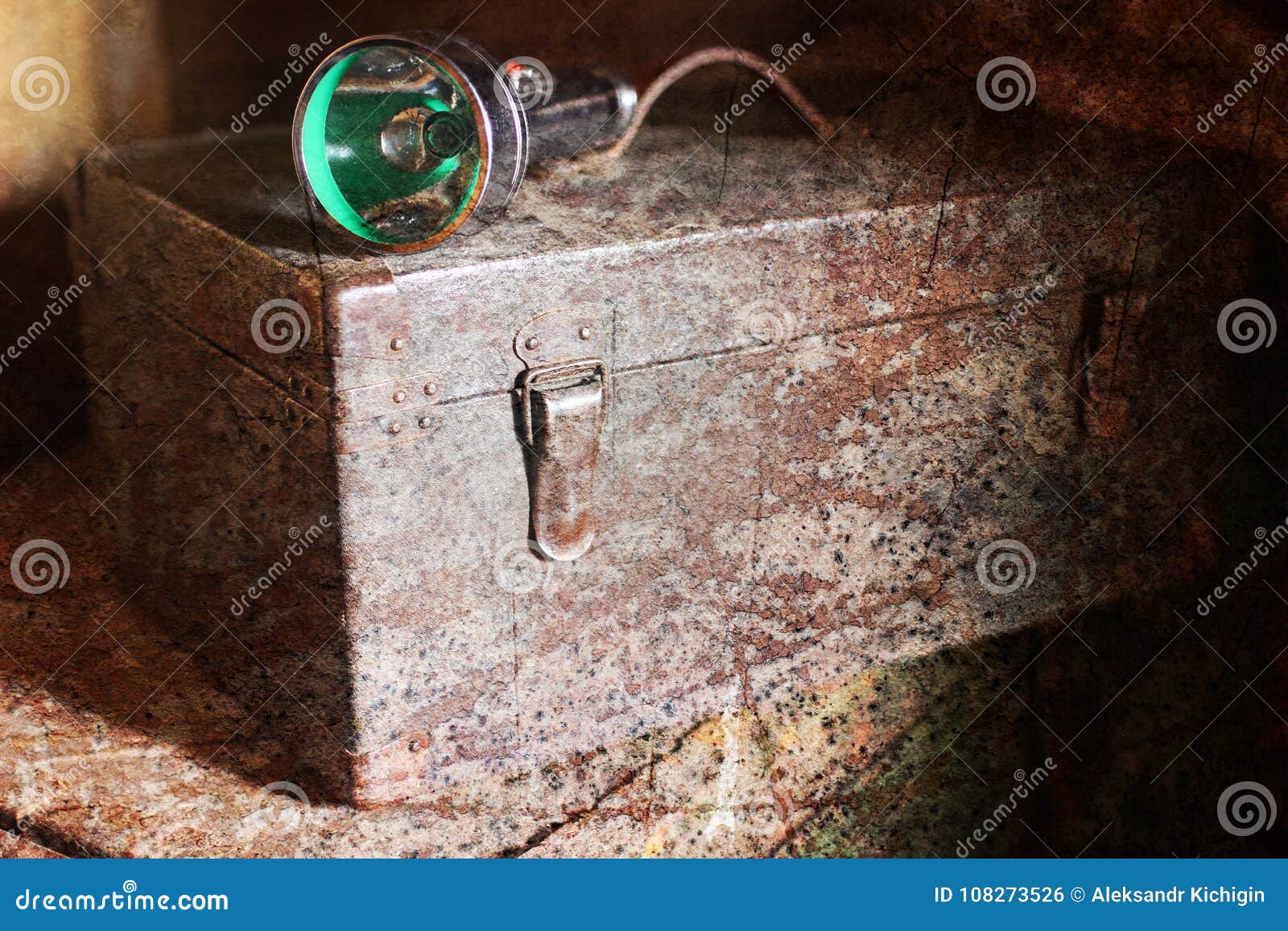 Textured Scratched Effect on Photo of Old Drawer Tool Stock Photo ...