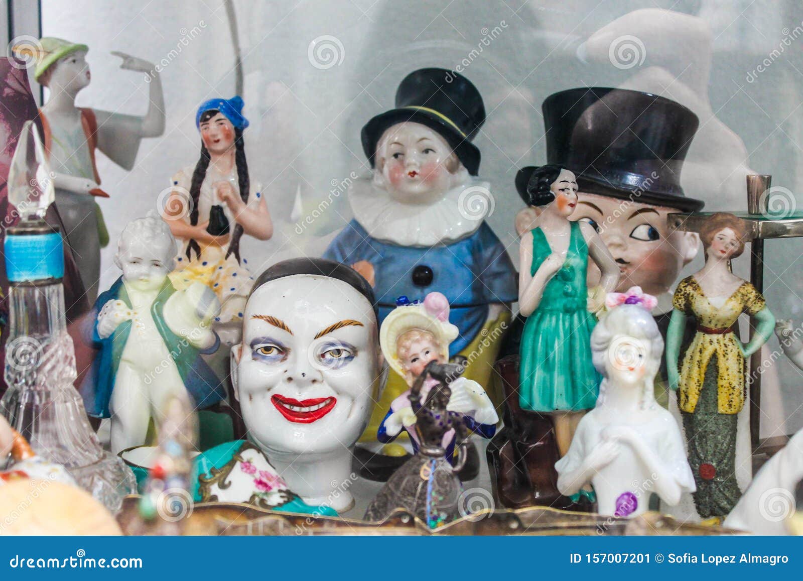 Vintage Objects Retro Design Table Collection Style Stock Image - Image ...