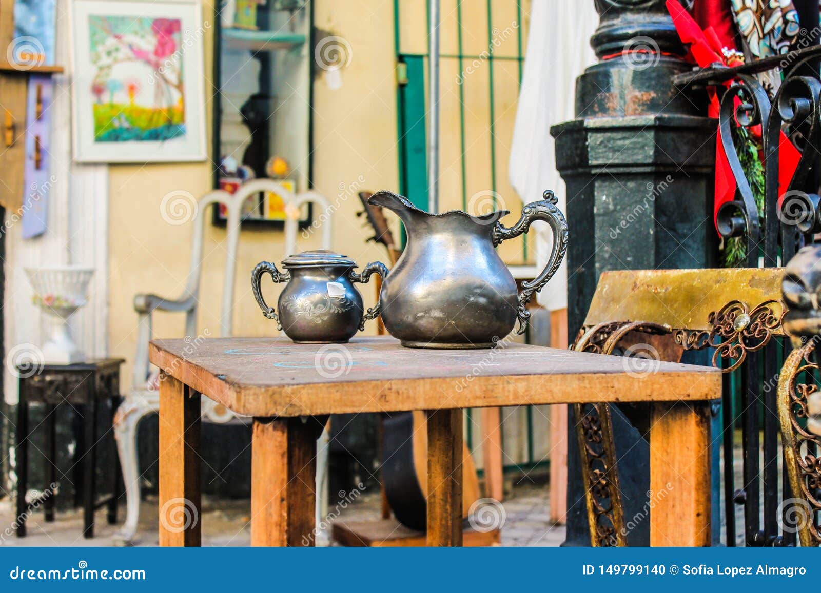 Vintage Objets Detail Design Luxury Decoration Store Stock Photography ...