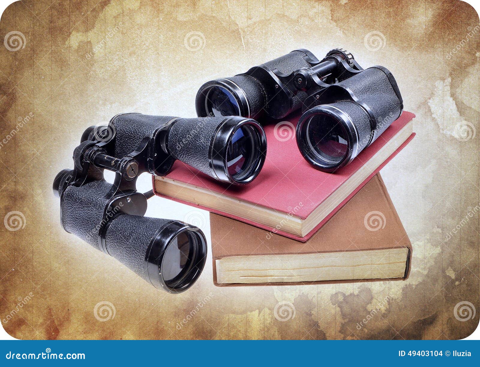 Vintage old binoculars stock photo. Image of equipment - 49403104