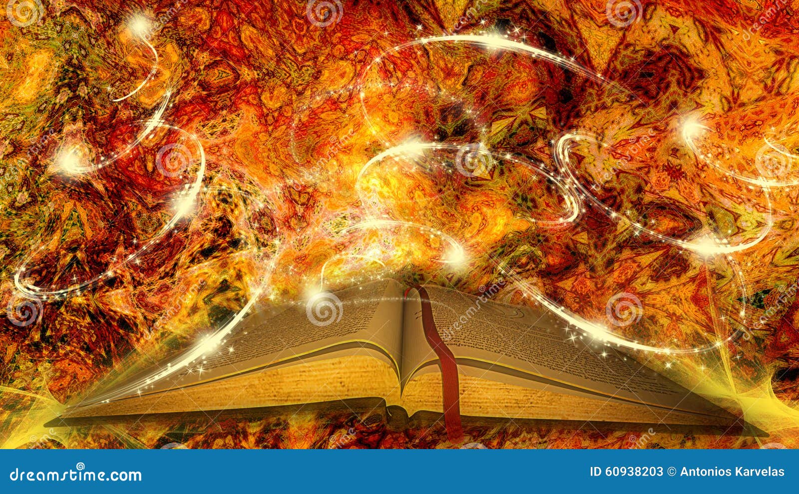 Vintage Old Book on Abstract Geometric Background Stock Illustration ...