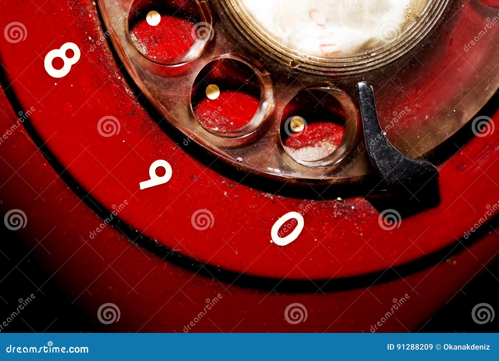 Vintage Old Classic Telephone Communication Device Stock Image - Image ...