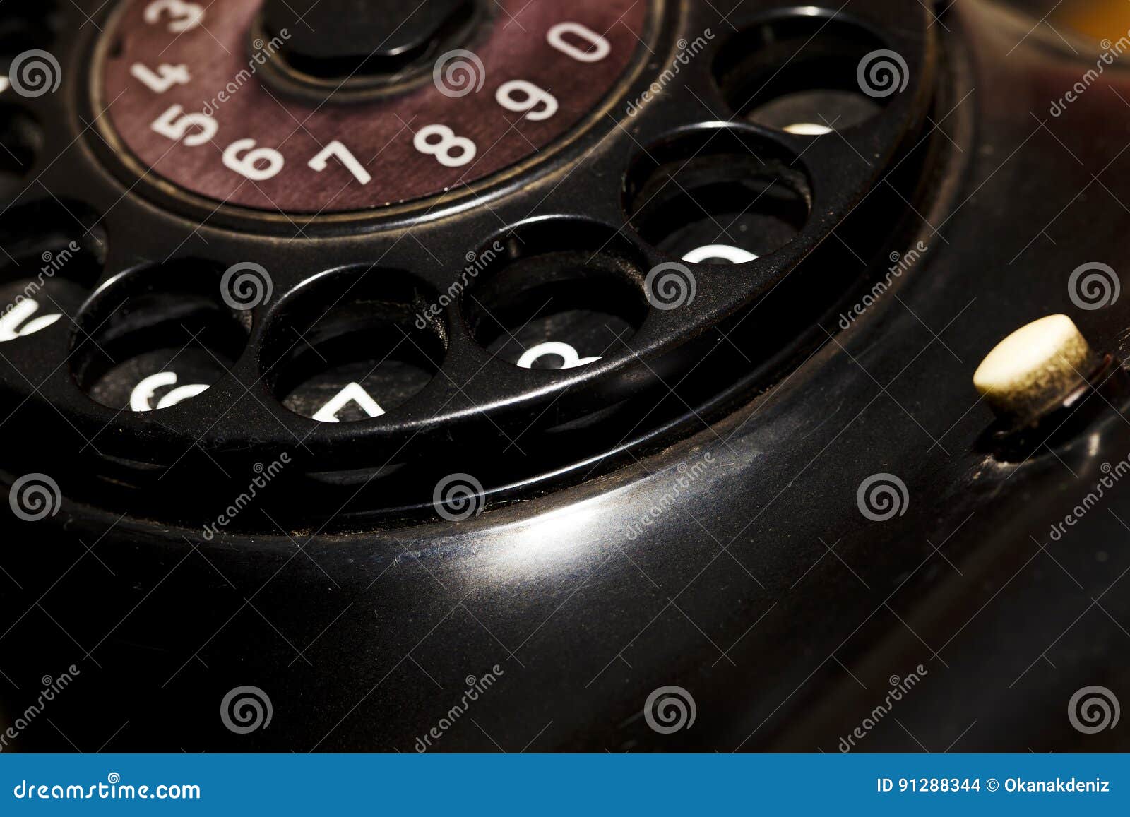 Vintage Old Classic Telephone Communication Device Stock Photo - Image ...