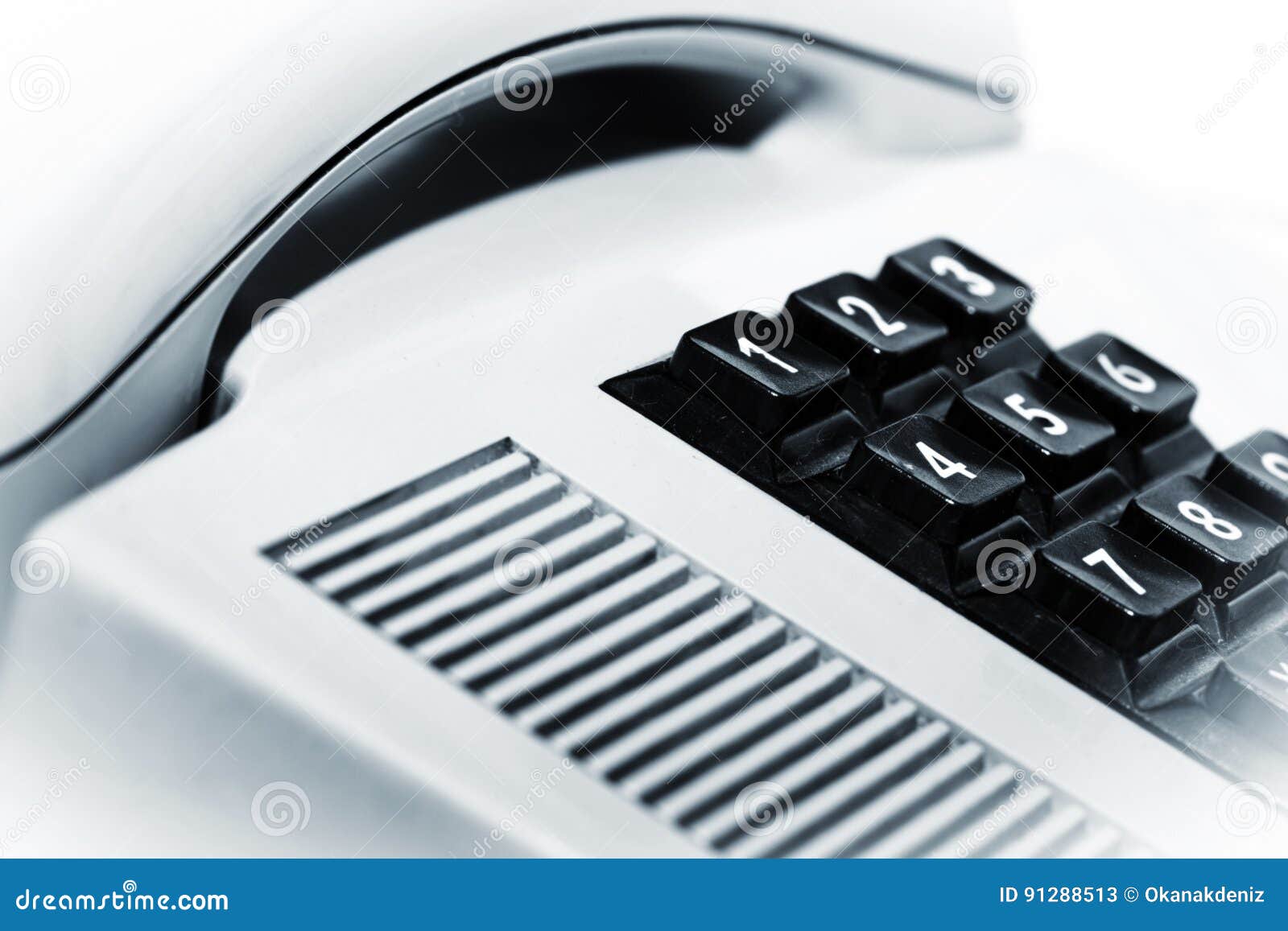 Vintage Old Classic Telephone Communication Device Stock Image - Image ...