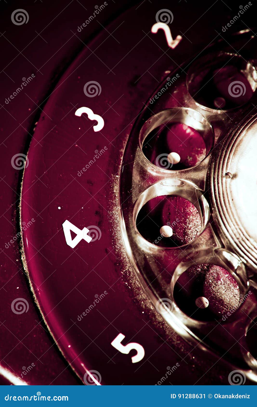 Vintage Old Classic Telephone Communication Device Stock Image - Image ...