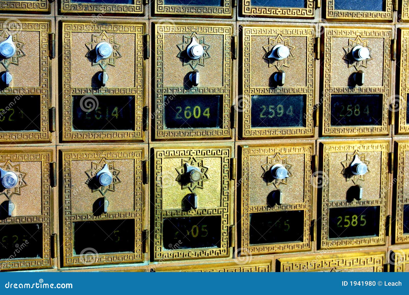 Vintage Old Fashion Mail Box S Stock Photo - Image of incoming, coming ...