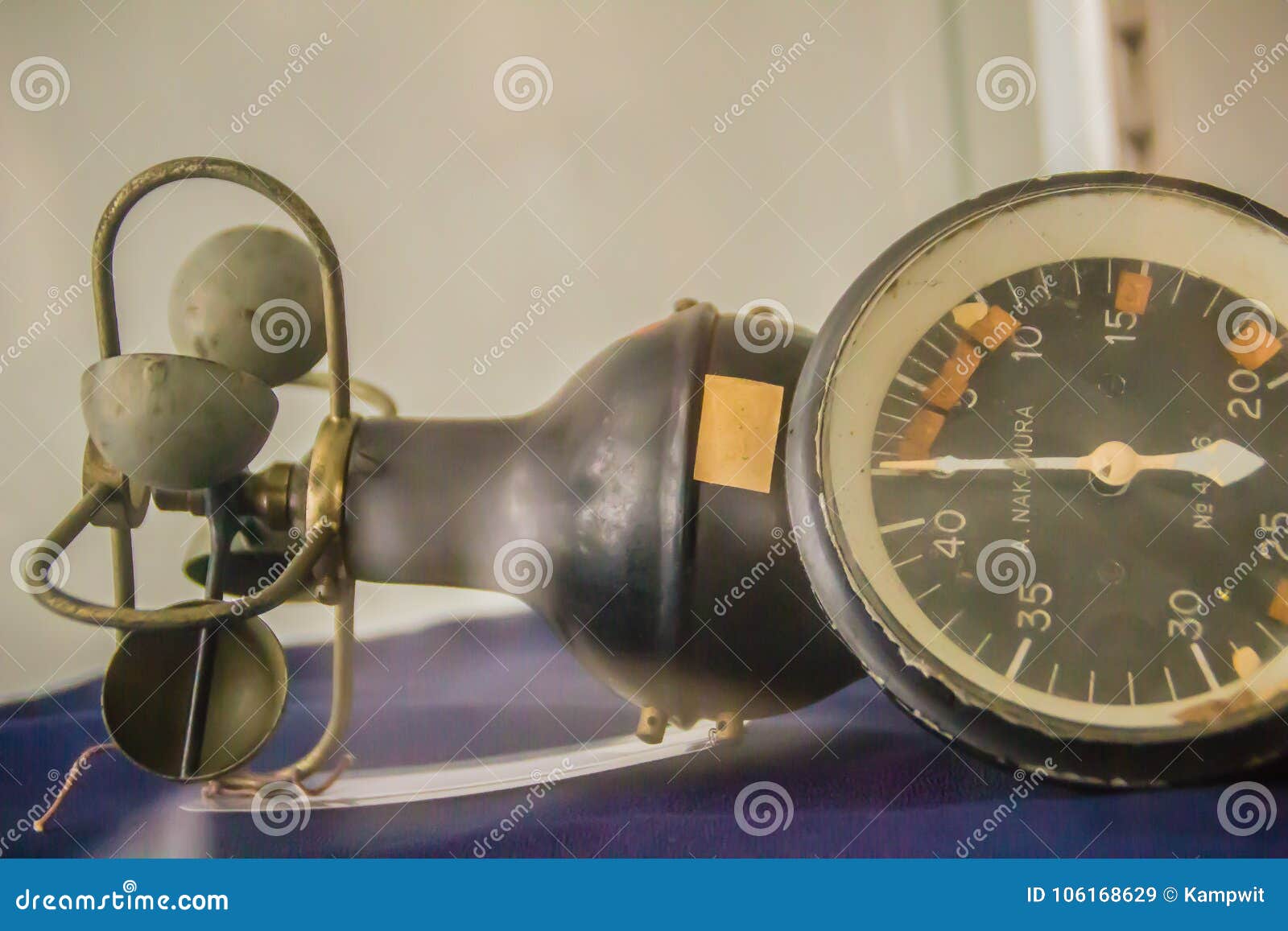 Vintage Old Hemispherical Cup Anemometer, a Device Used for Meas Stock ... Vintage Old Hemispherical Cup Anemometer, a Device Used for Meas Stock ...