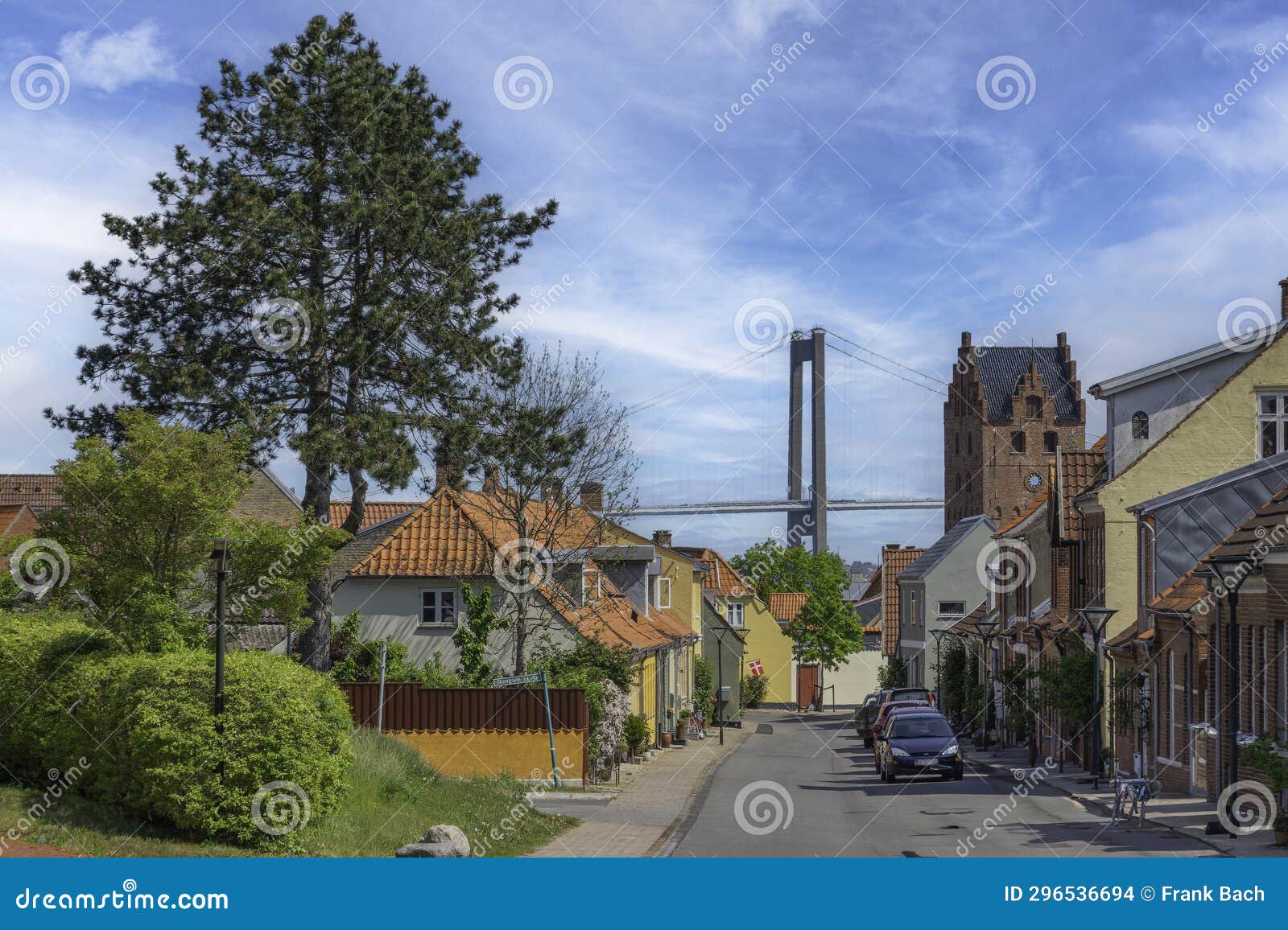 Vintage Old Homes in Middelfart, Denmark Stock Photo - Image of house ...